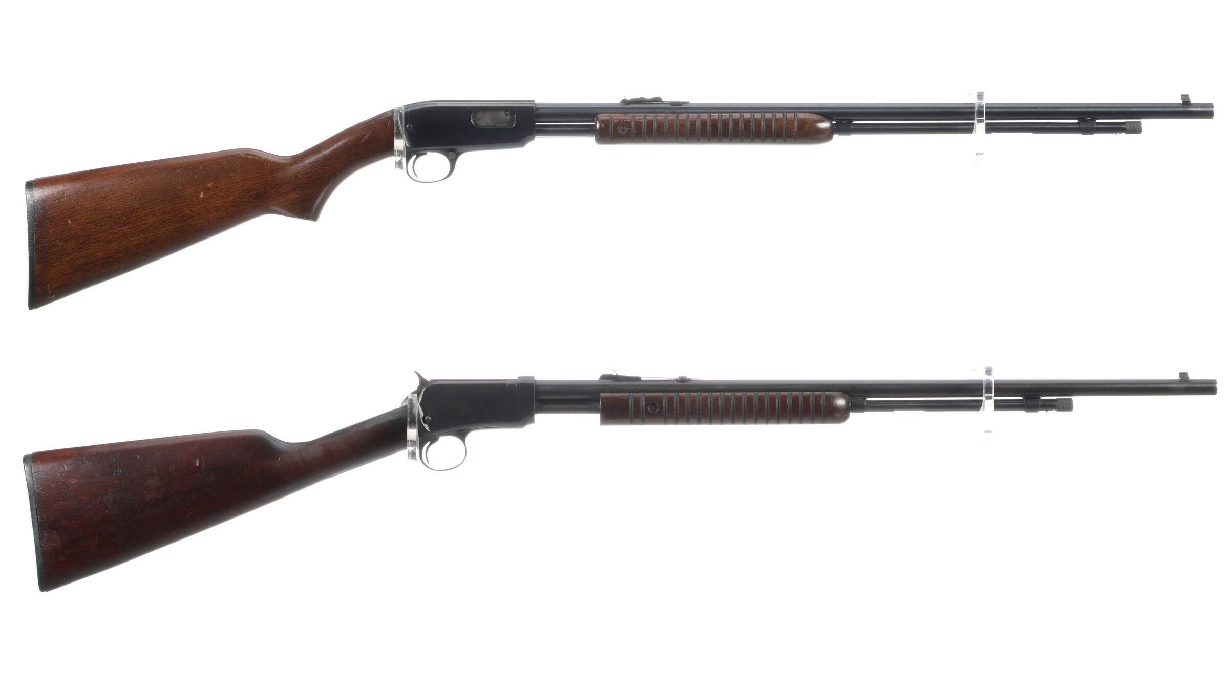 Two Winchester Slide Action Rifles | Rock Island Auction