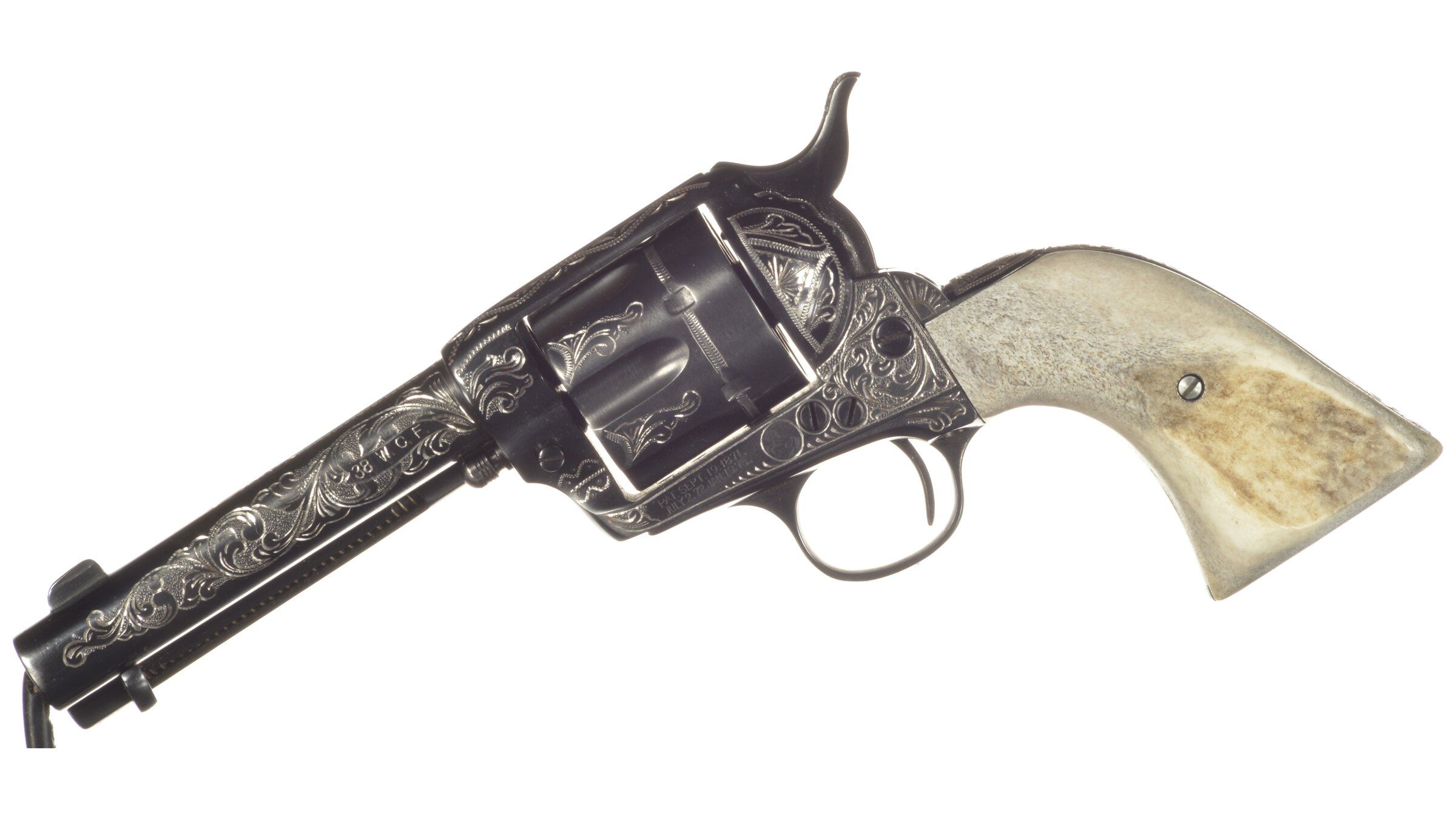 Engraved Colt First Generation Single Action Army Revolver | Rock ...