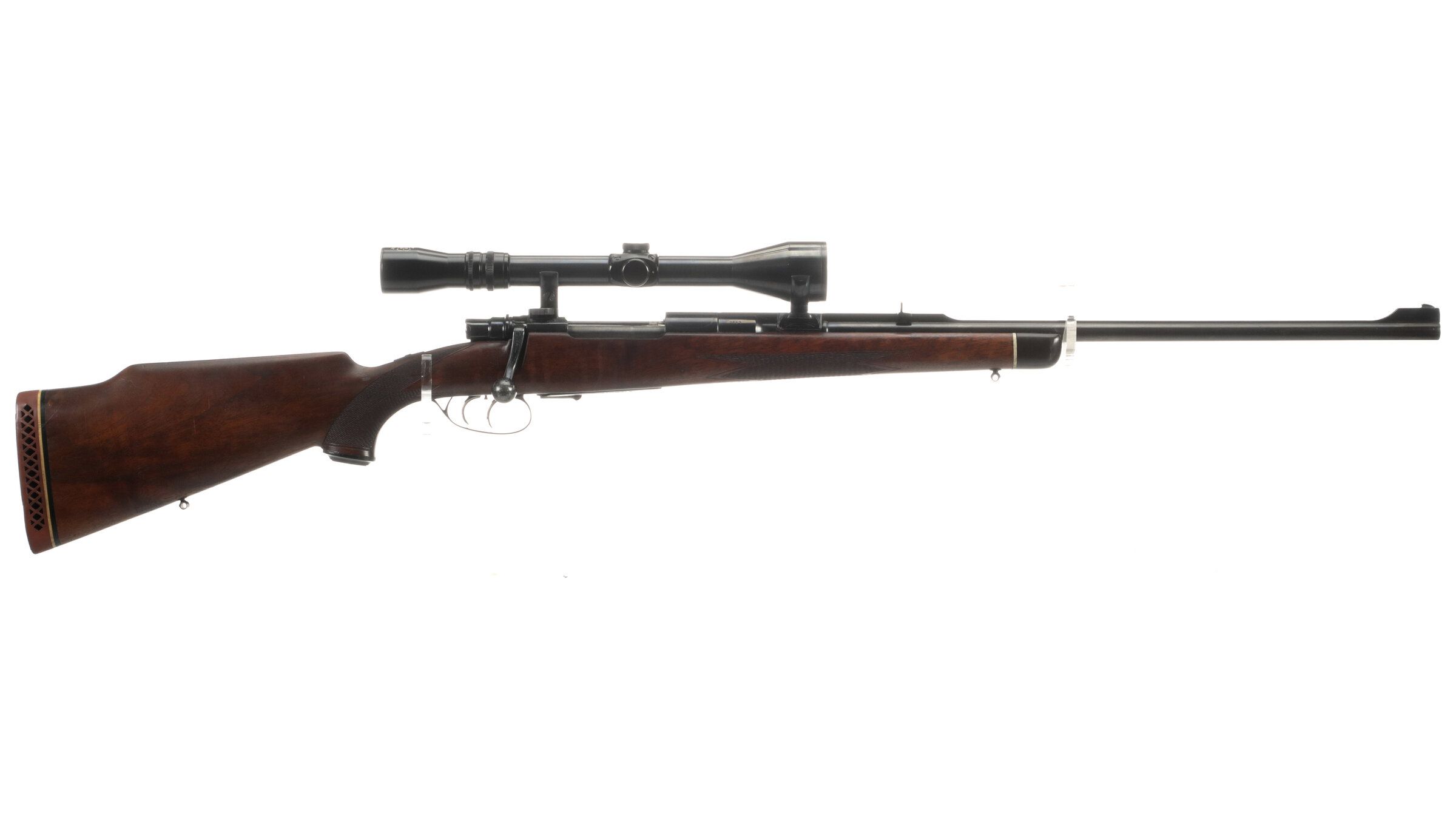 Engraved Mauser 98 Bolt Action Sporting Rifle with Scope | Rock Island ...