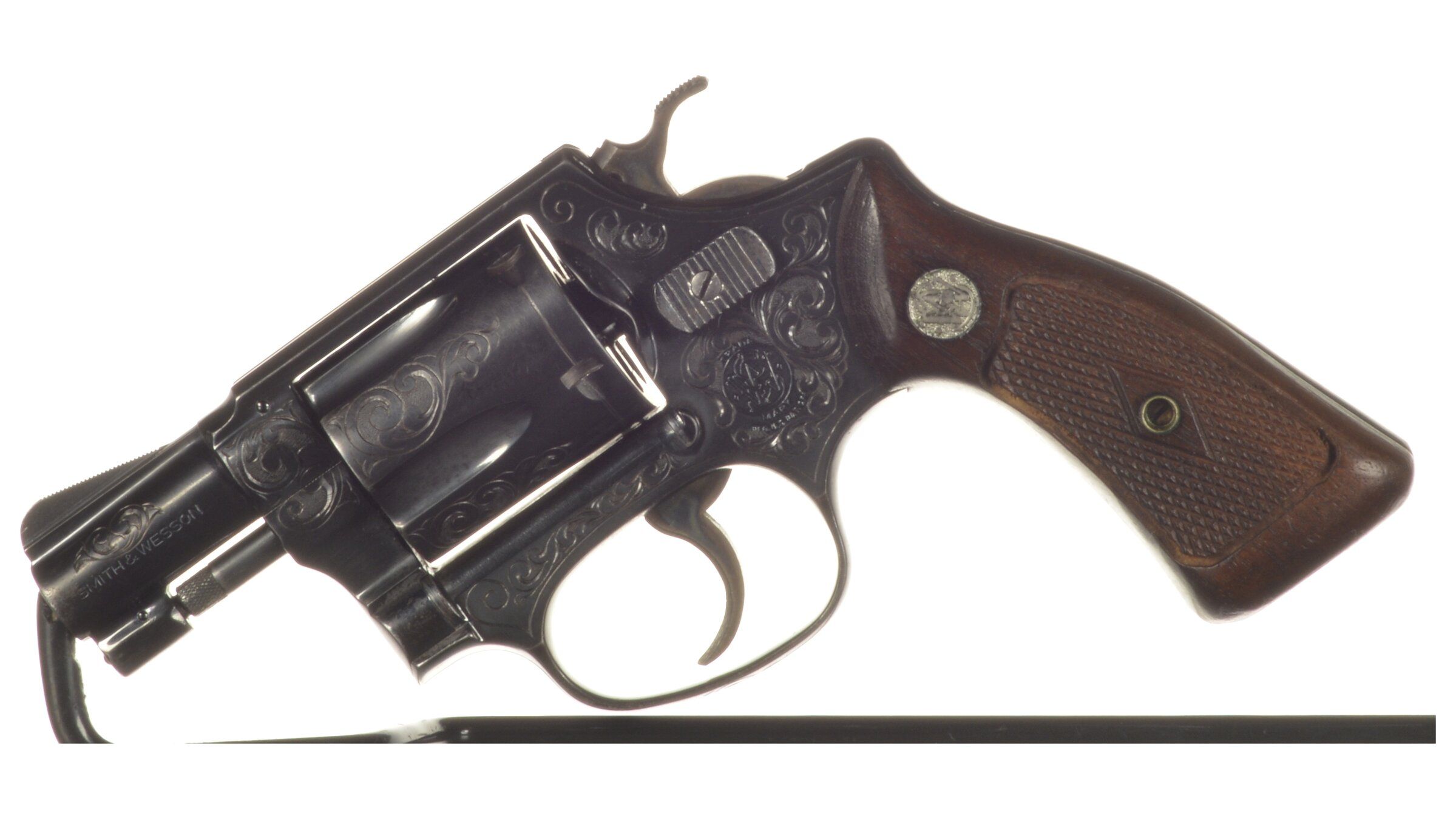 Engraved Smith & Wesson Model 36 Double Action Revolver | Rock Island ...