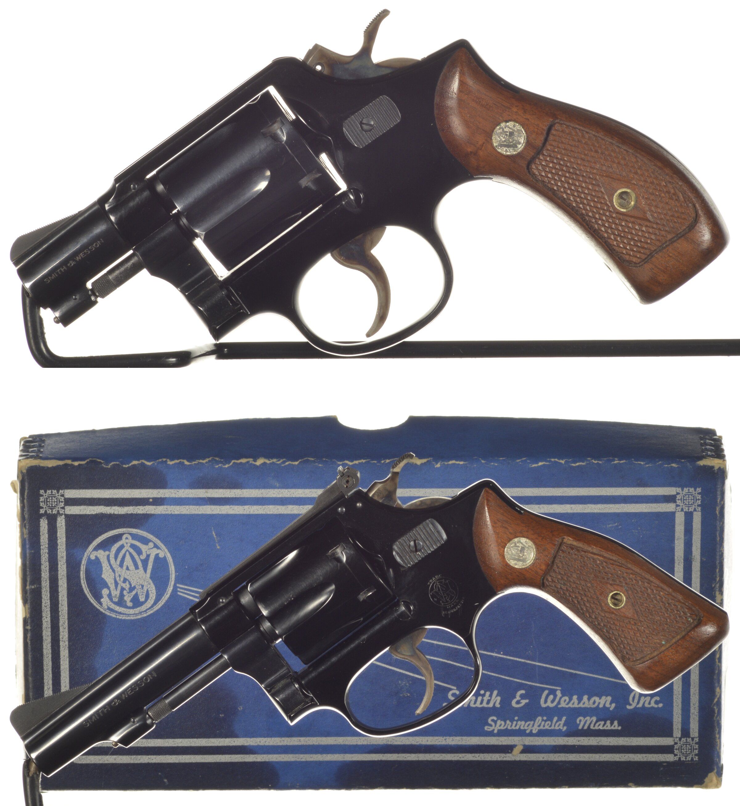 Two Smith & Wesson Airweight Revolvers | Rock Island Auction