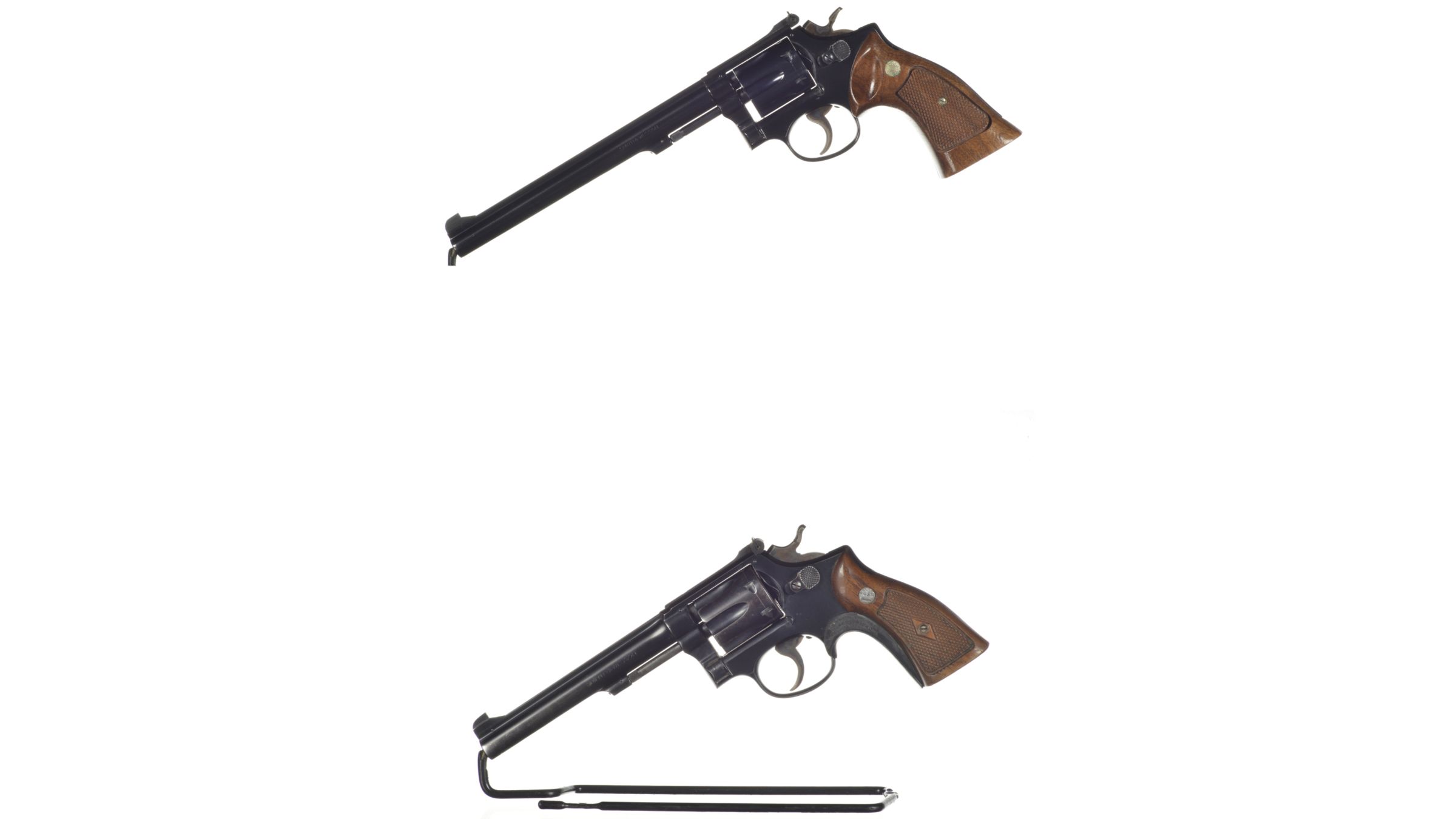 Two Smith & Wesson Double Action Revolvers with Holsters | Rock Island ...