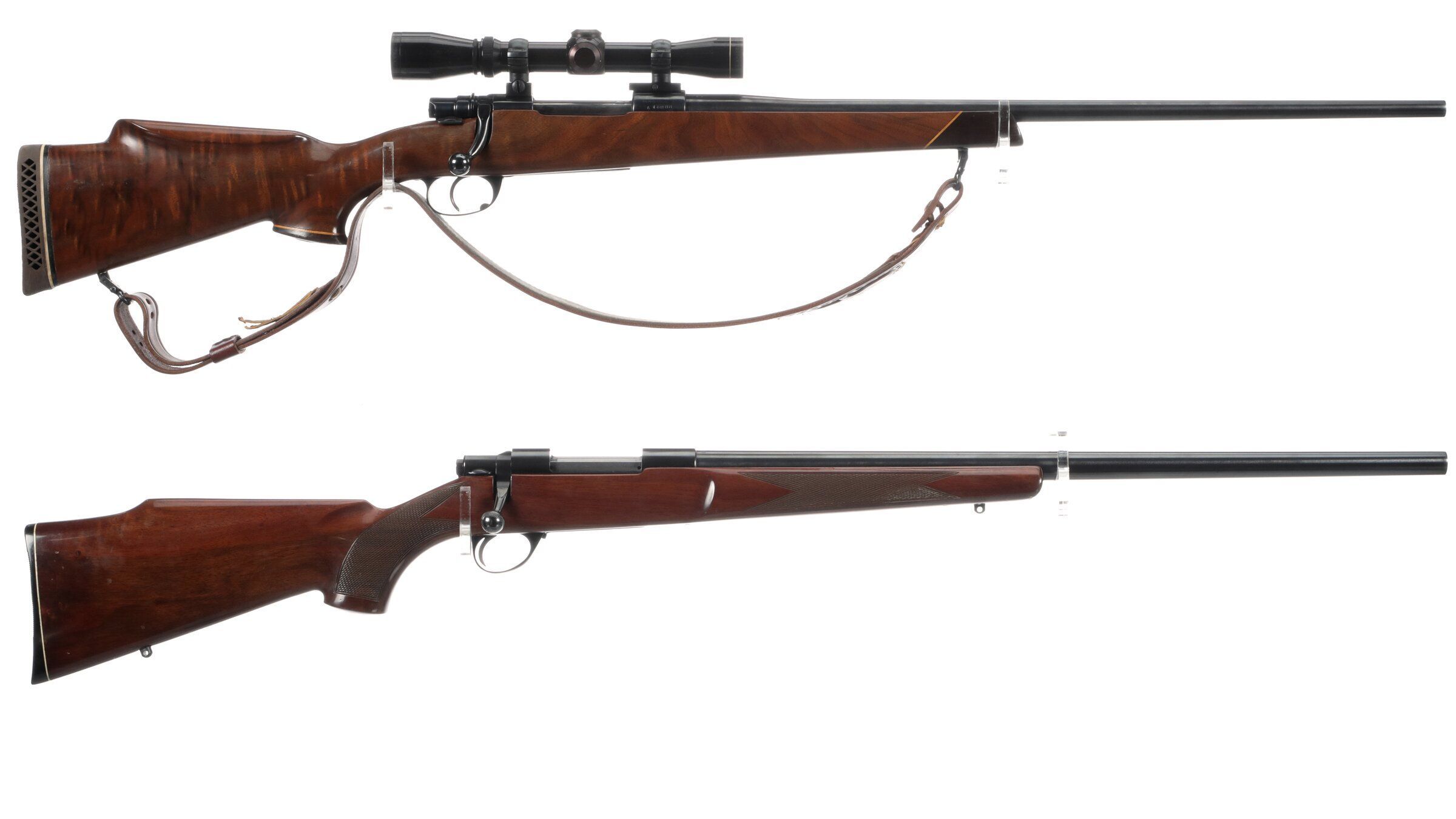 Two European Bolt Action Sporting Rifles with Scopes | Rock Island Auction