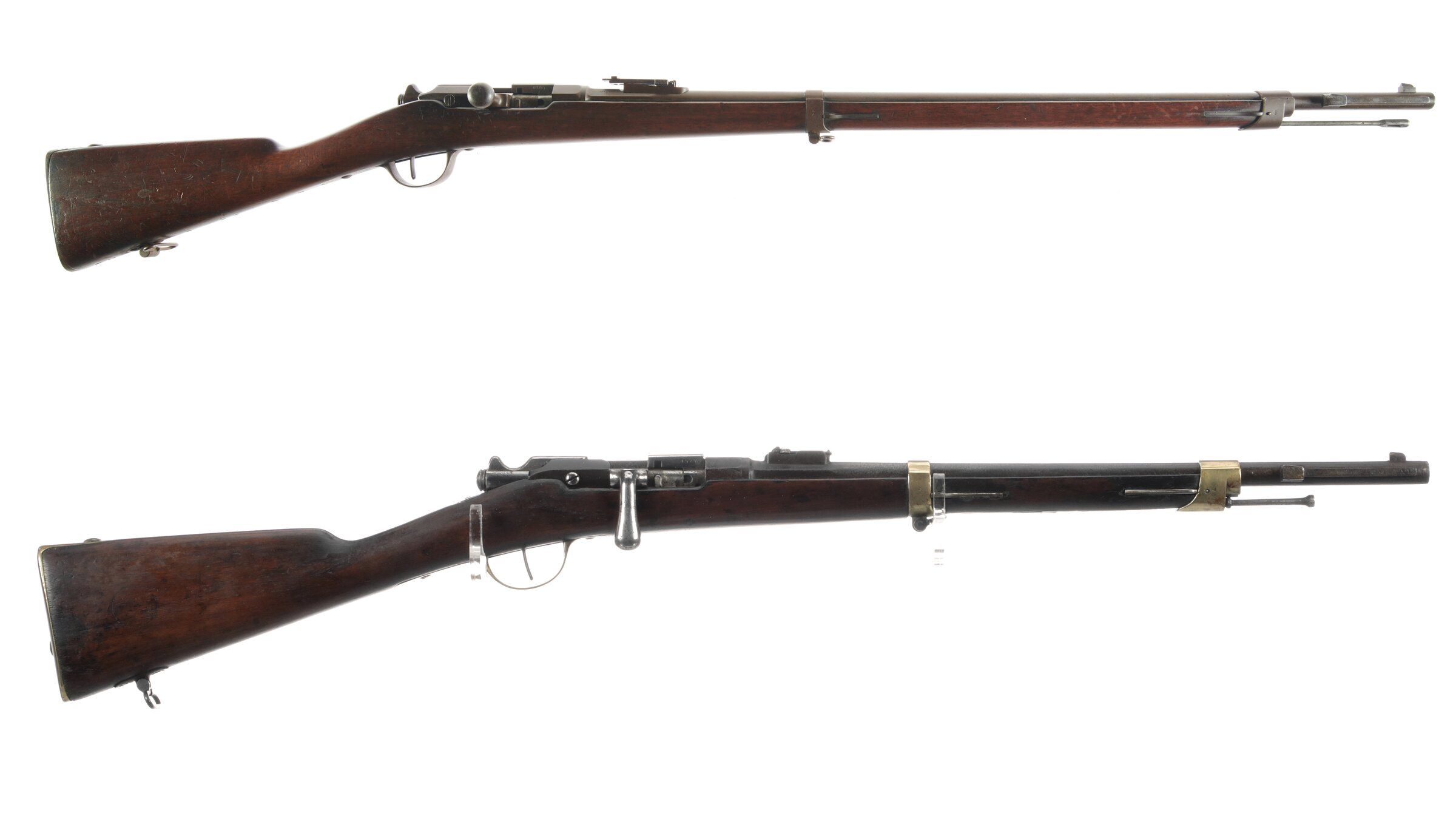Two Greek Contract Steyr Gras Model 1874 Bolt Action Long Guns | Rock ...