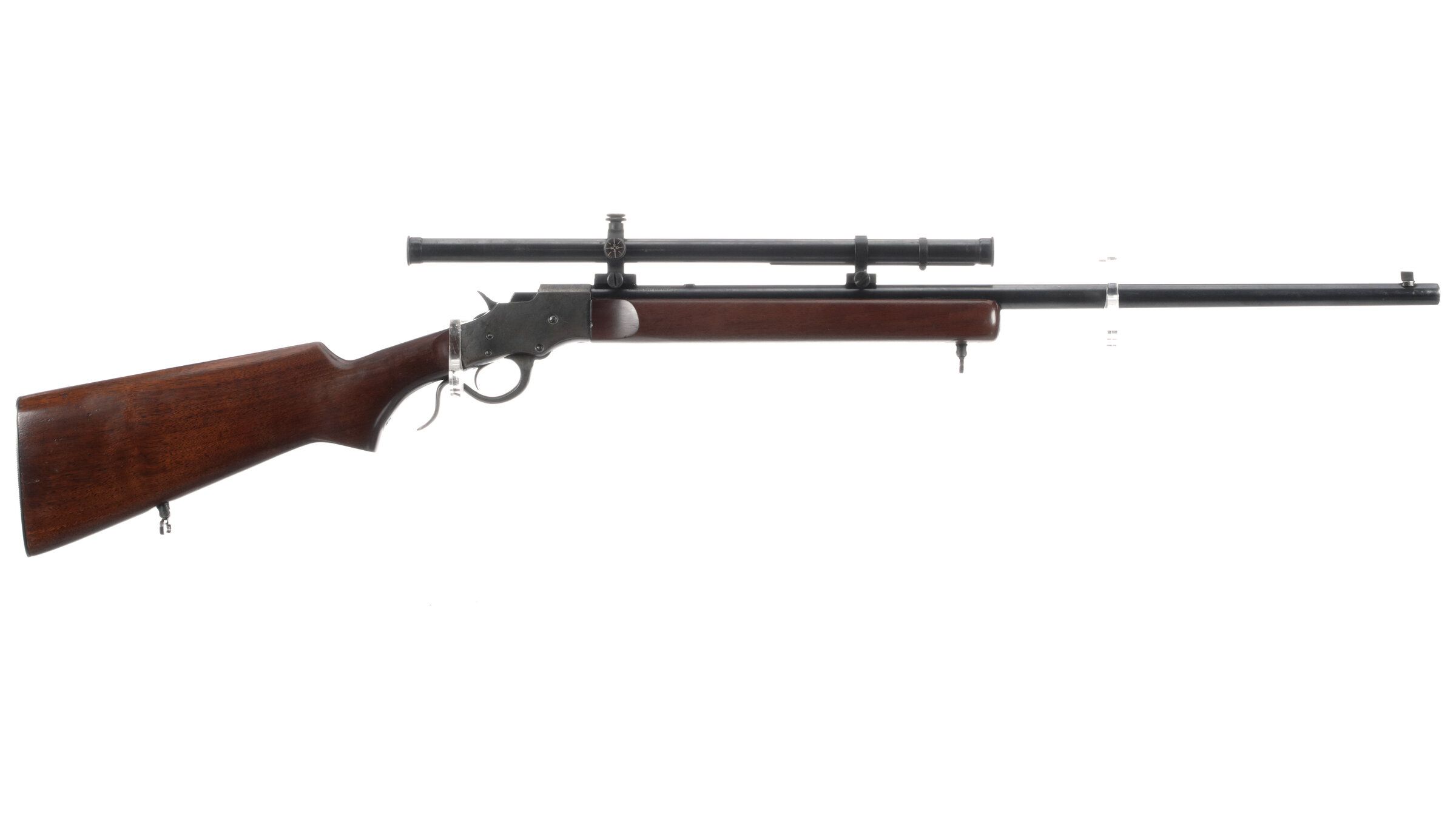 Stevens No. 418 Walnut Hill Jr. Single Shot Falling Block Rifle | Rock ...