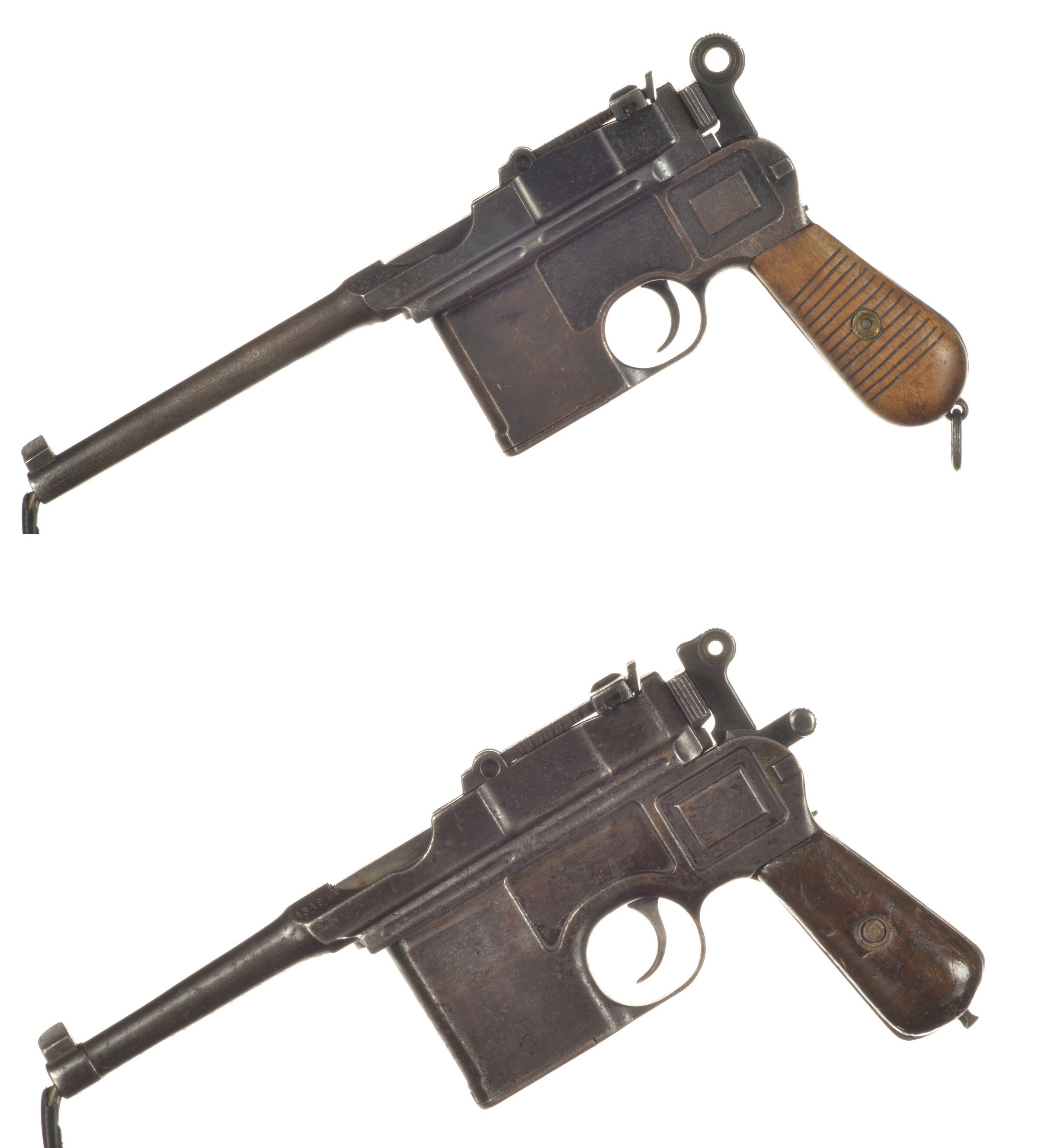 Two German Broomhandle Semi-Automatic Pistols | Rock Island Auction