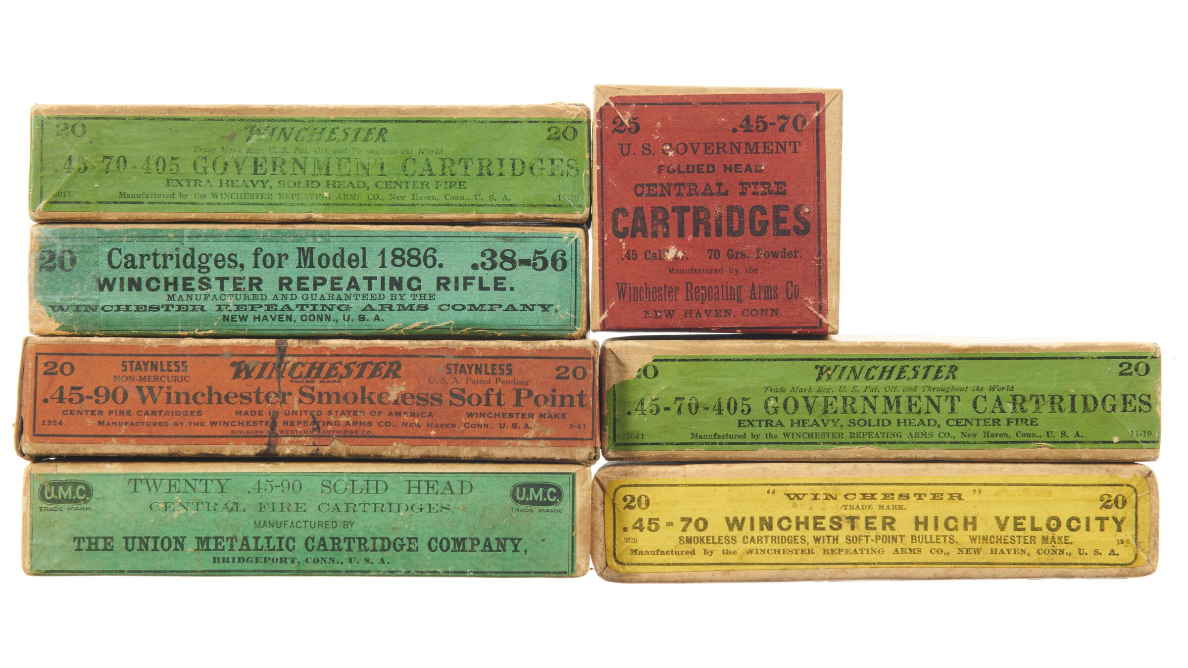 Grouping of Vintage Winchester Rifle Cartridges | Rock Island Auction