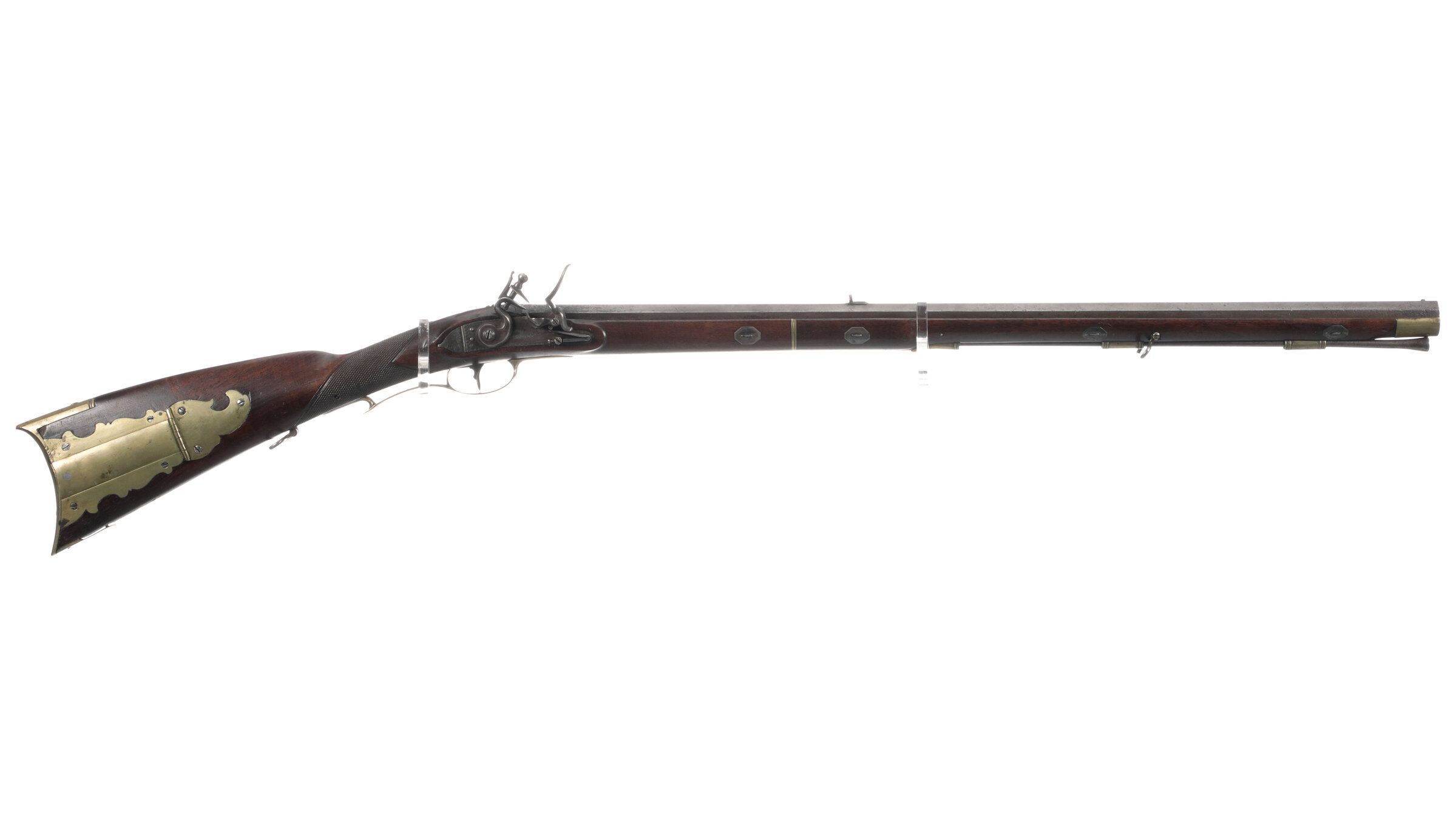 Silver Accented H. Turner & Co. Short Takedown Flintlock Rifle | Rock ...