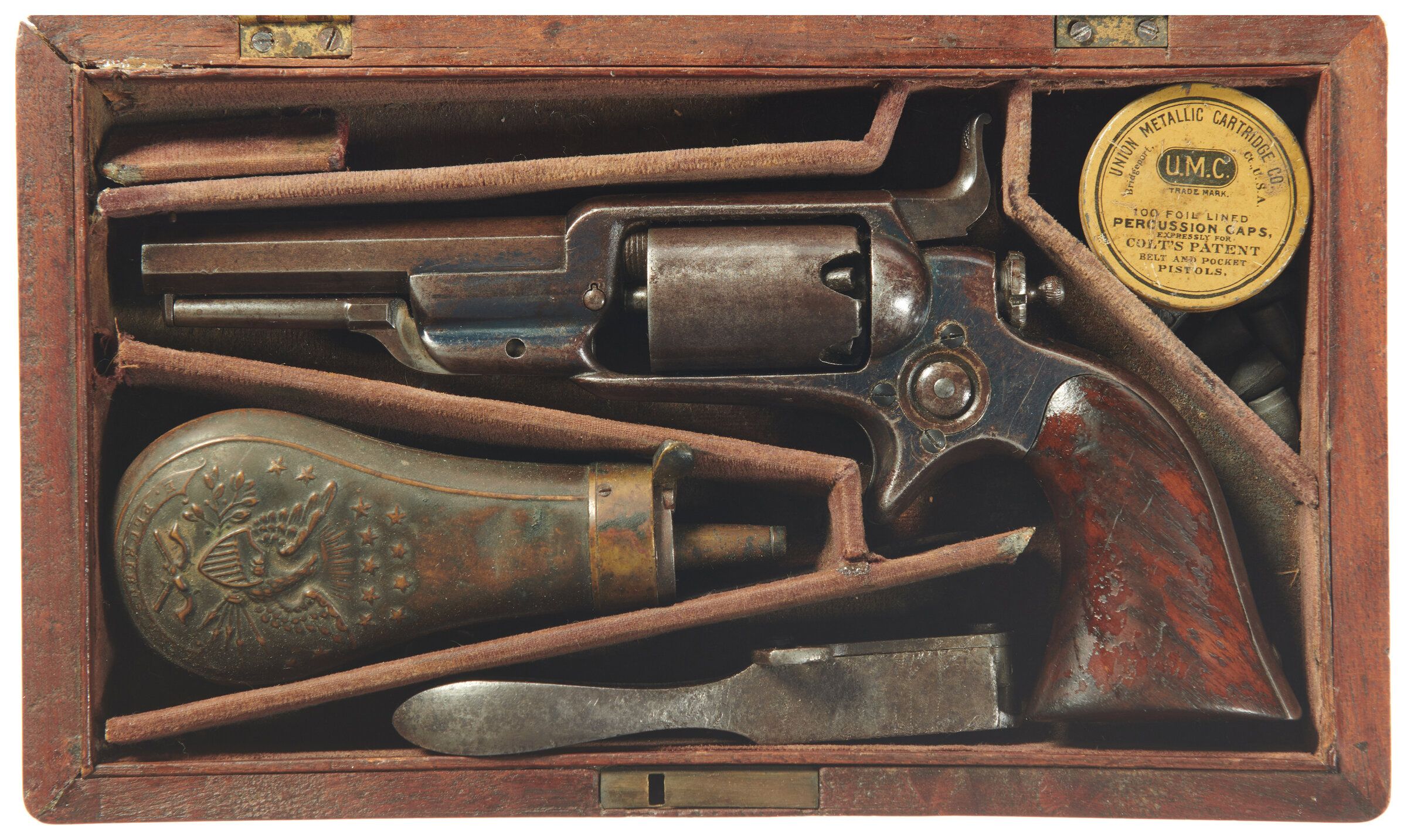 Cased Colt Model 1855 "Root" Sidehammer Percussion Revolver | Rock ...