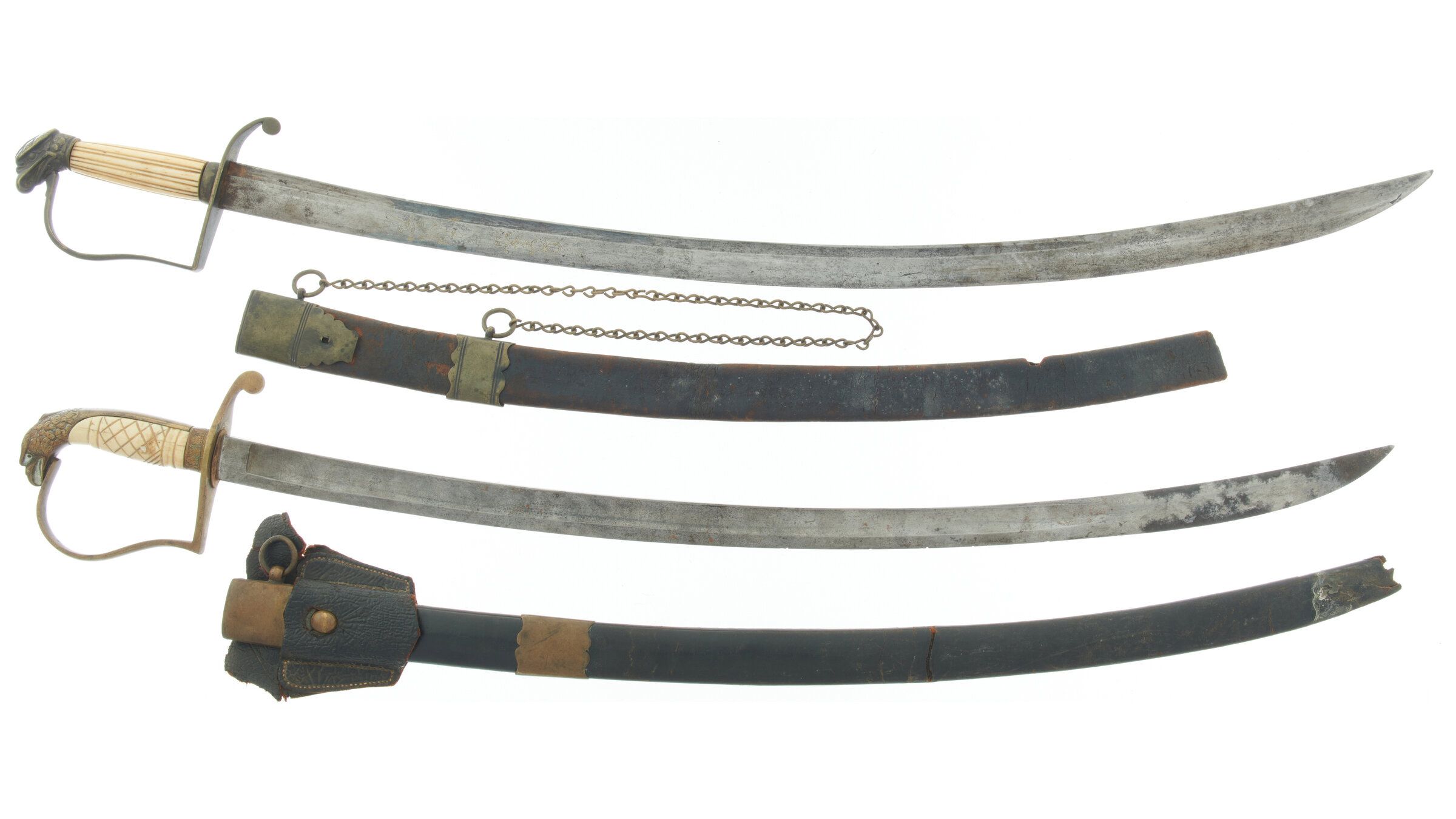 Two American Eagle Head Pommel Officer's Sabers | Rock Island Auction