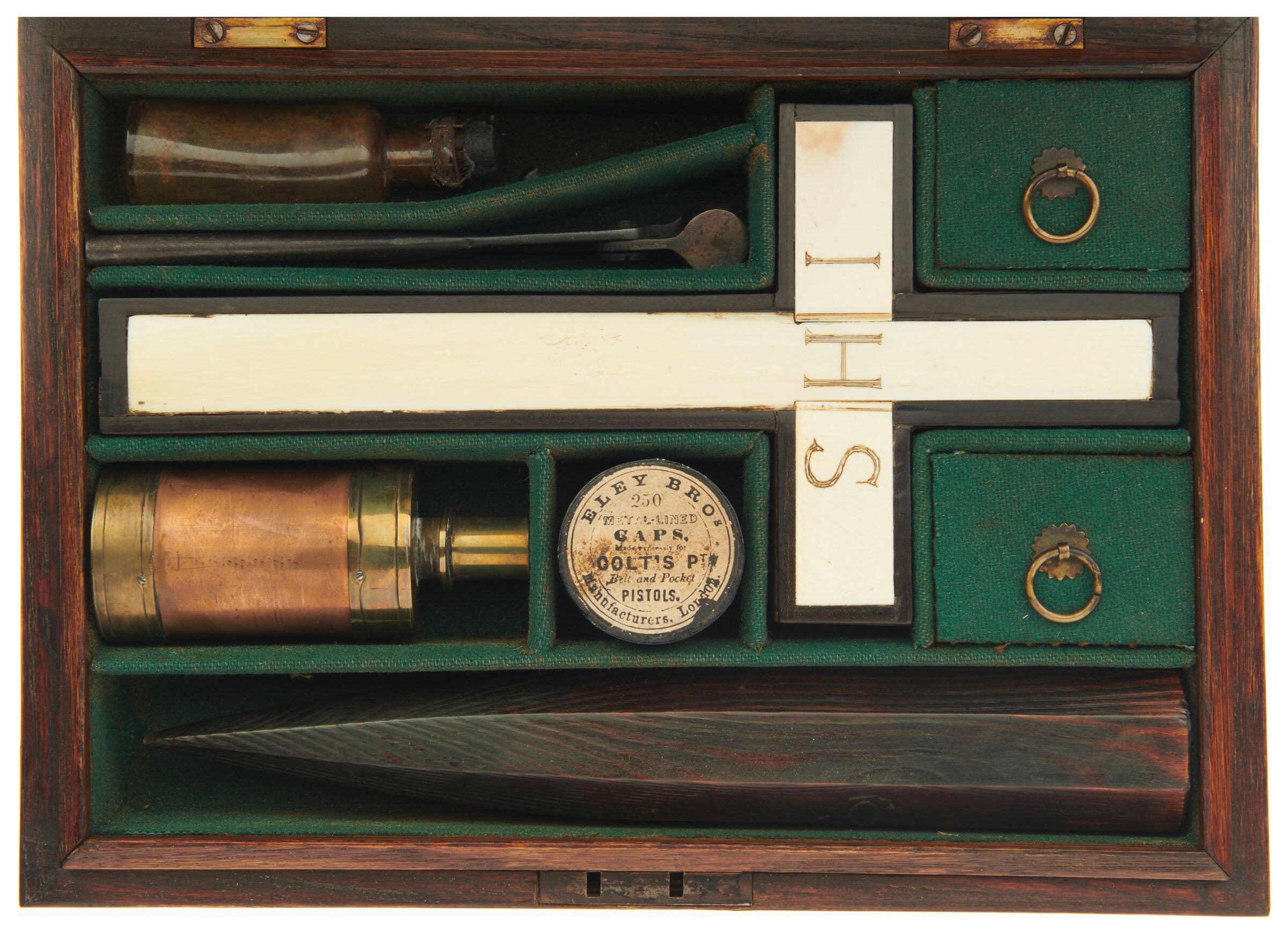 Cased "Vampire Killing Kit" with Cross Shaped Underhammer Pistol | Rock ...