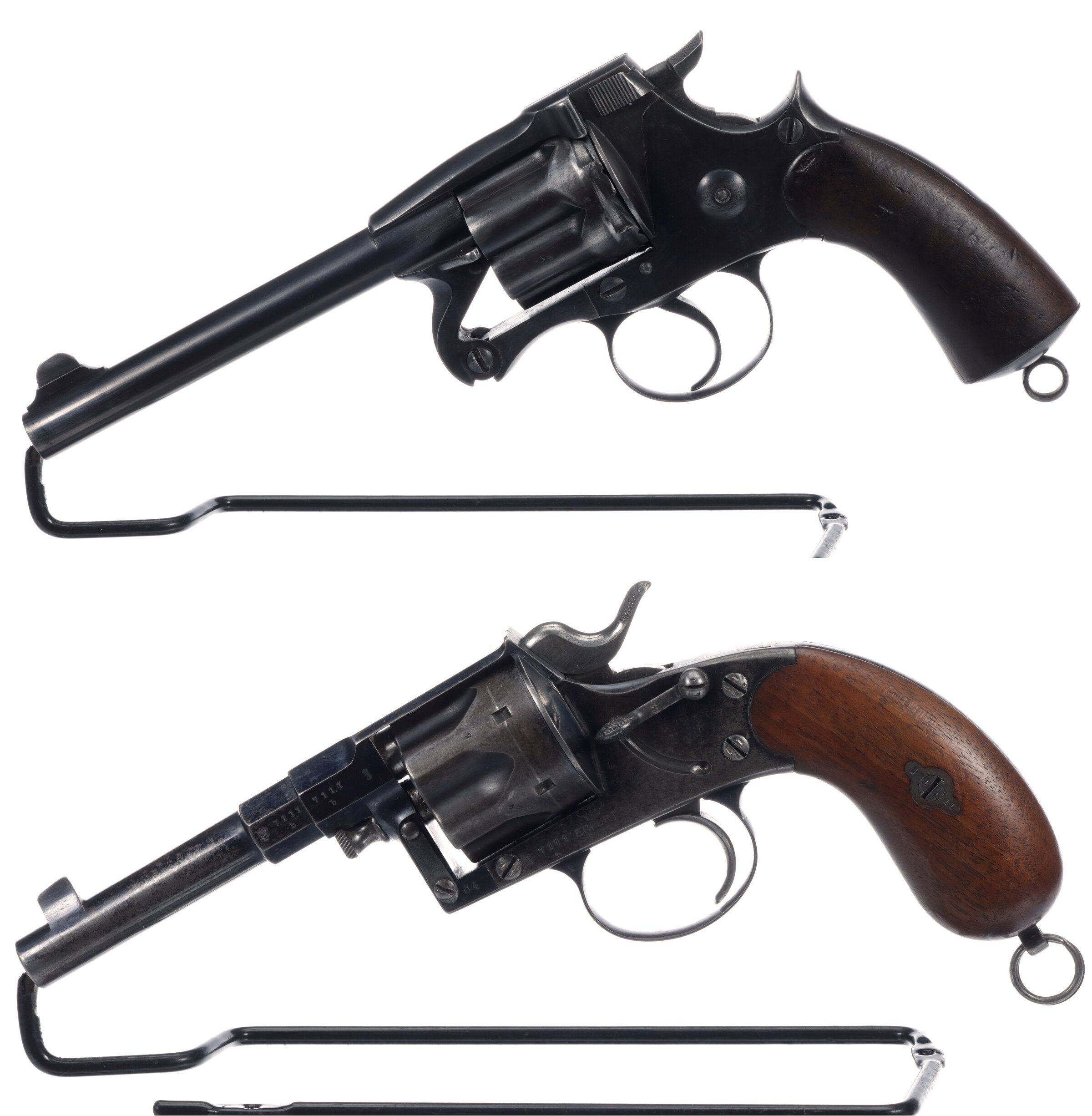 Two Antique European Military Pattern Revolvers | Rock Island Auction