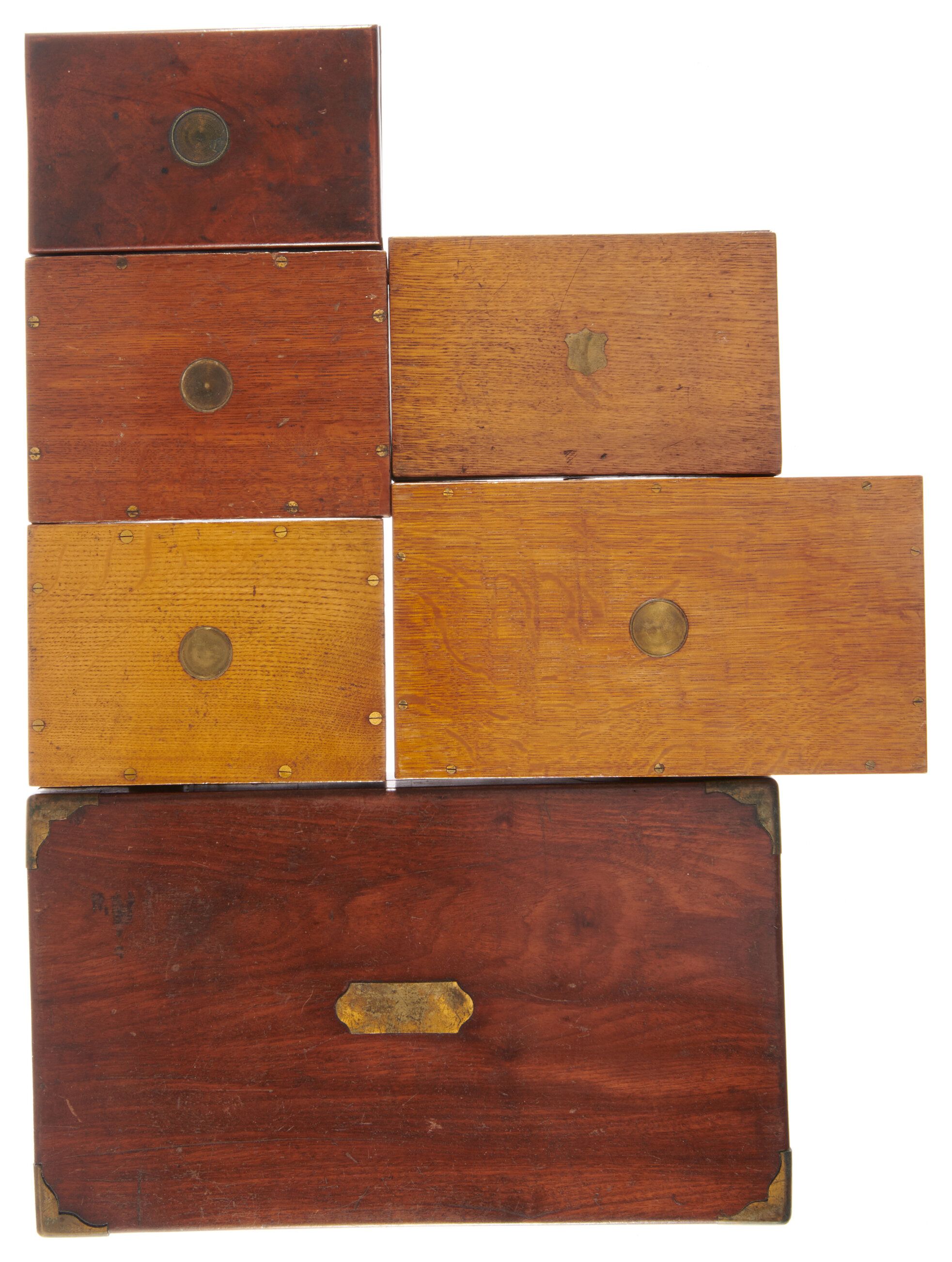 Six Wooden Handgun Cases | Rock Island Auction