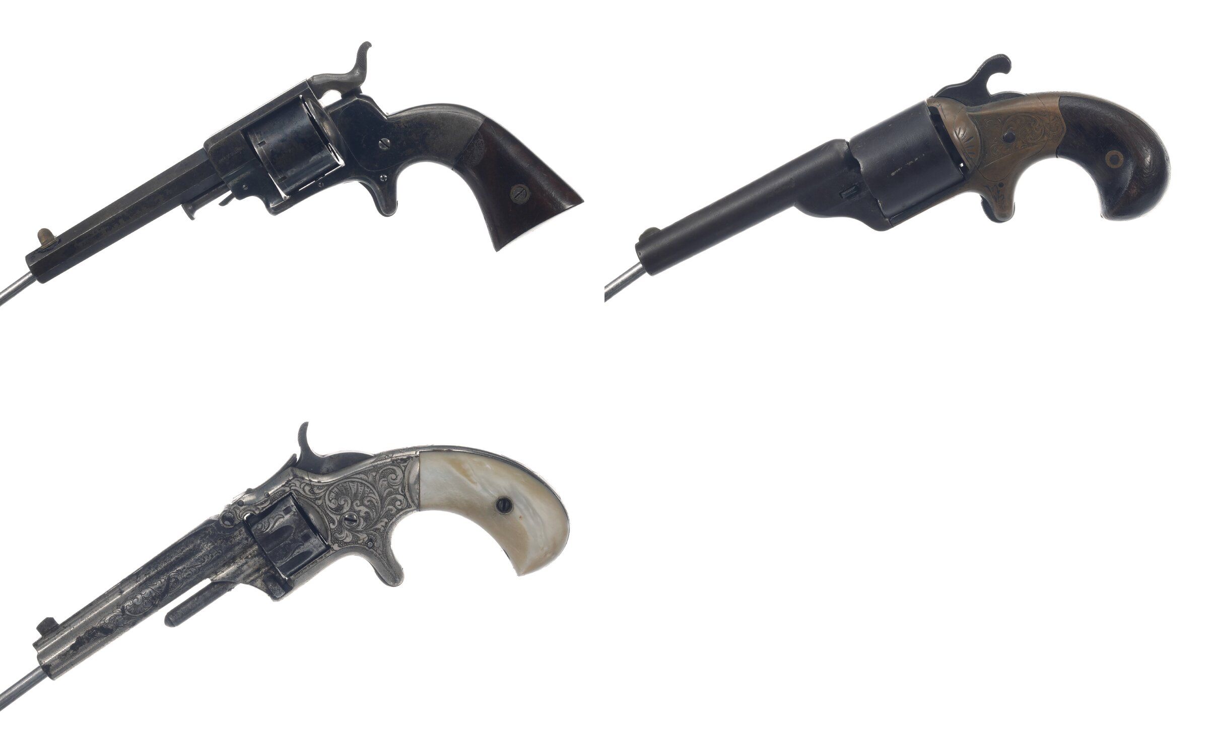 Three Antique American Single Action Revolvers | Rock Island Auction