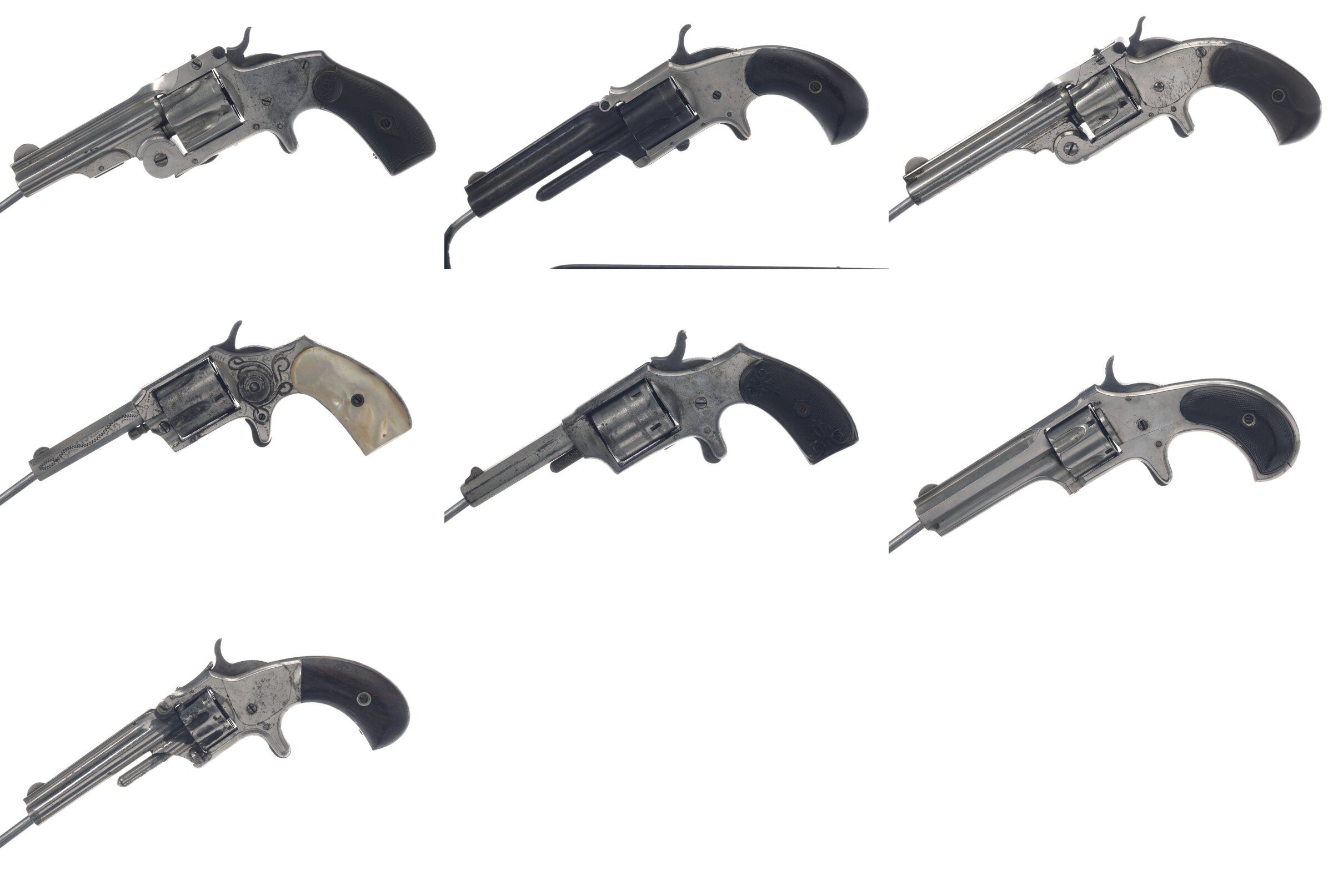 Seven Spur Trigger Revolvers | Rock Island Auction