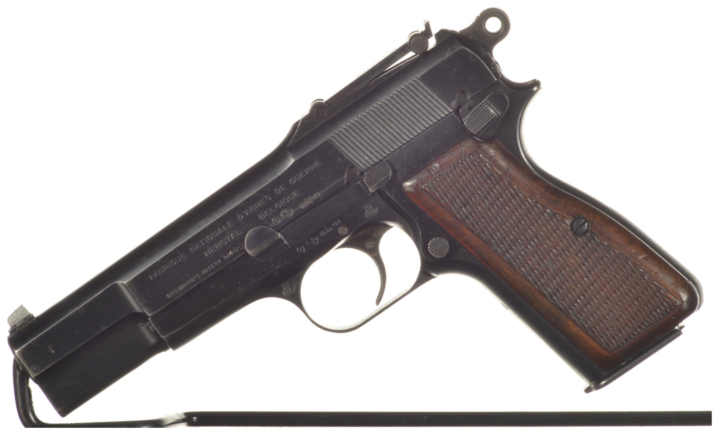 World War II Era Belgian M1935 High-Power Semi-Automatic Pistol | Rock ...