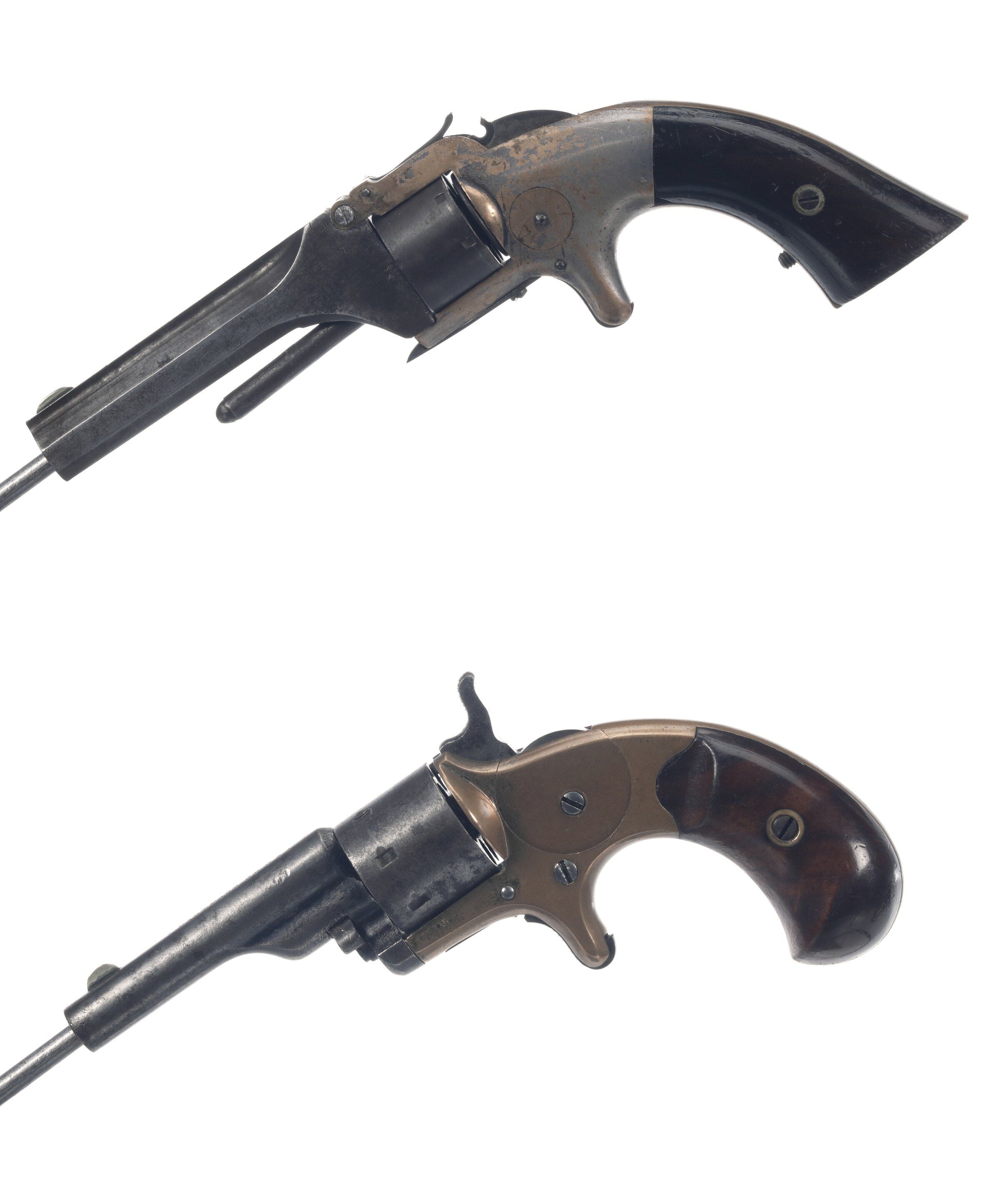 Two Antique Spur Trigger Revolvers | Rock Island Auction