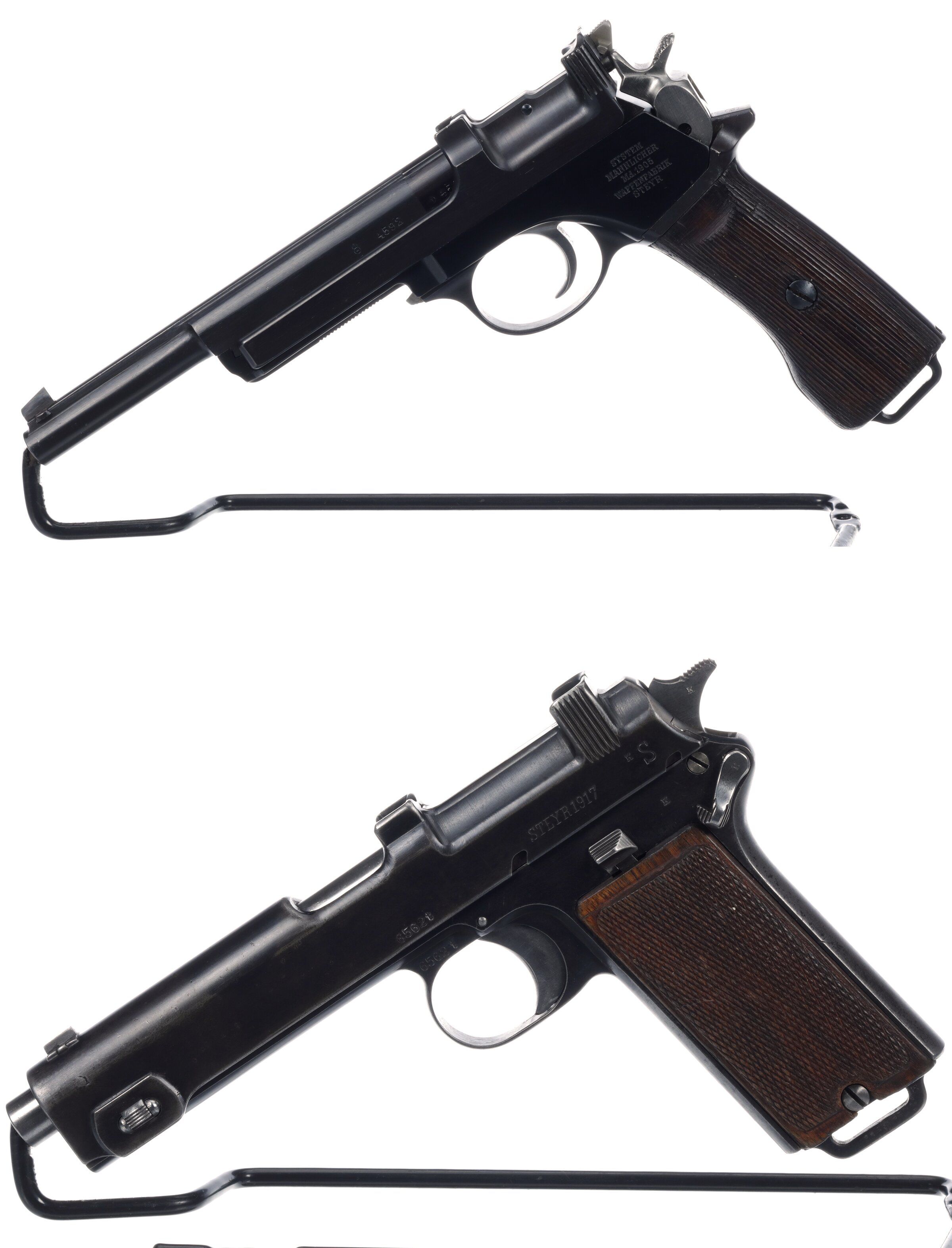 Two Austro-Hungarian Steyr Military Pistols | Rock Island Auction