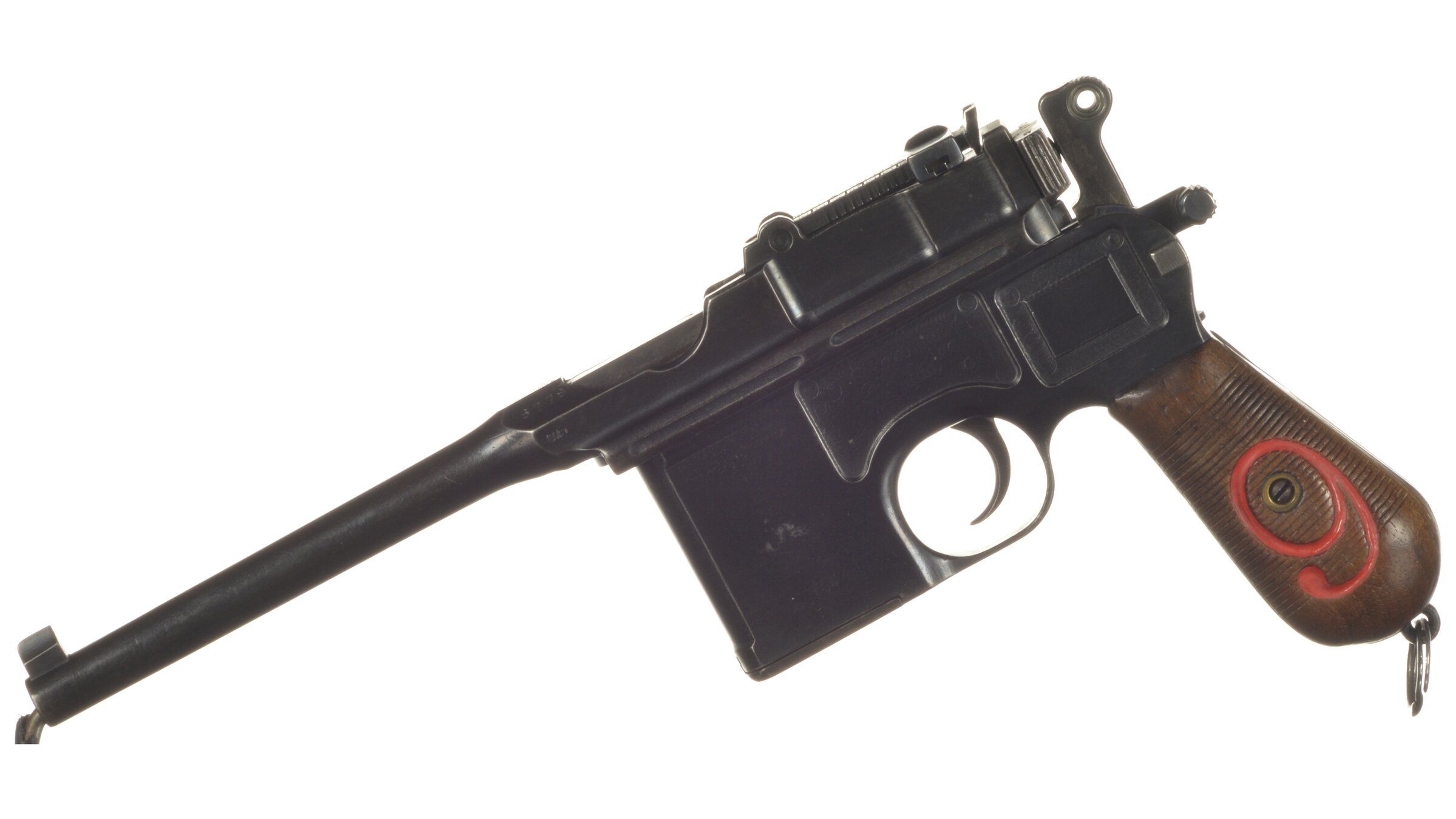 World War I Mauser C96 Broomhandle "Red 9" Pistol with Holster | Rock Island Auction