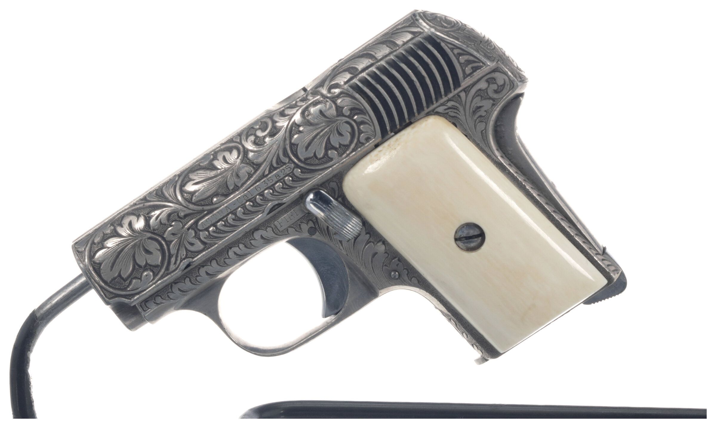 Engraved Astra Model 200 Semi-Automatic Pistol | Rock Island Auction