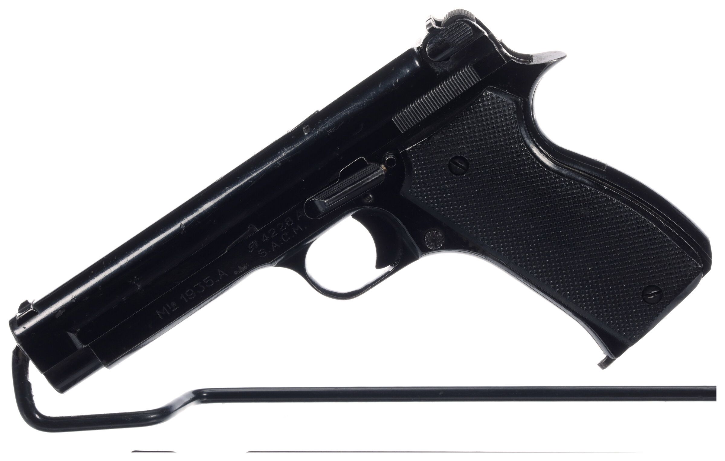 WWII German Occupation French S.A.C.M. Model 1935A Pistol | Rock Island ...
