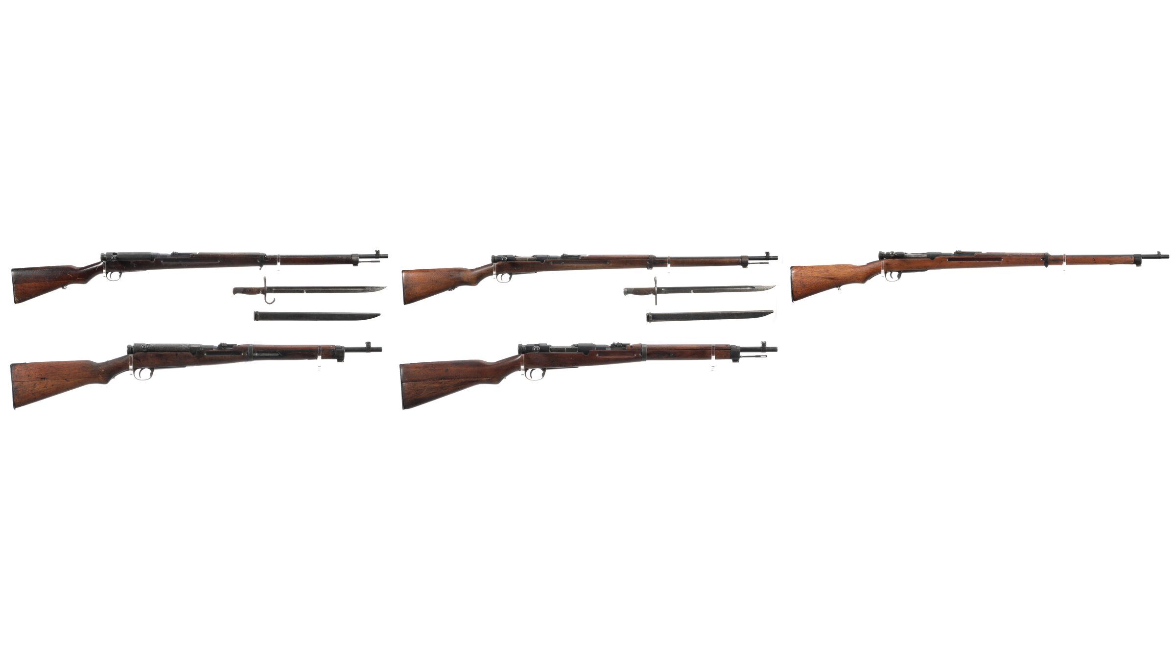 Five Japanese Arisaka Bolt Action Rifles | Rock Island Auction
