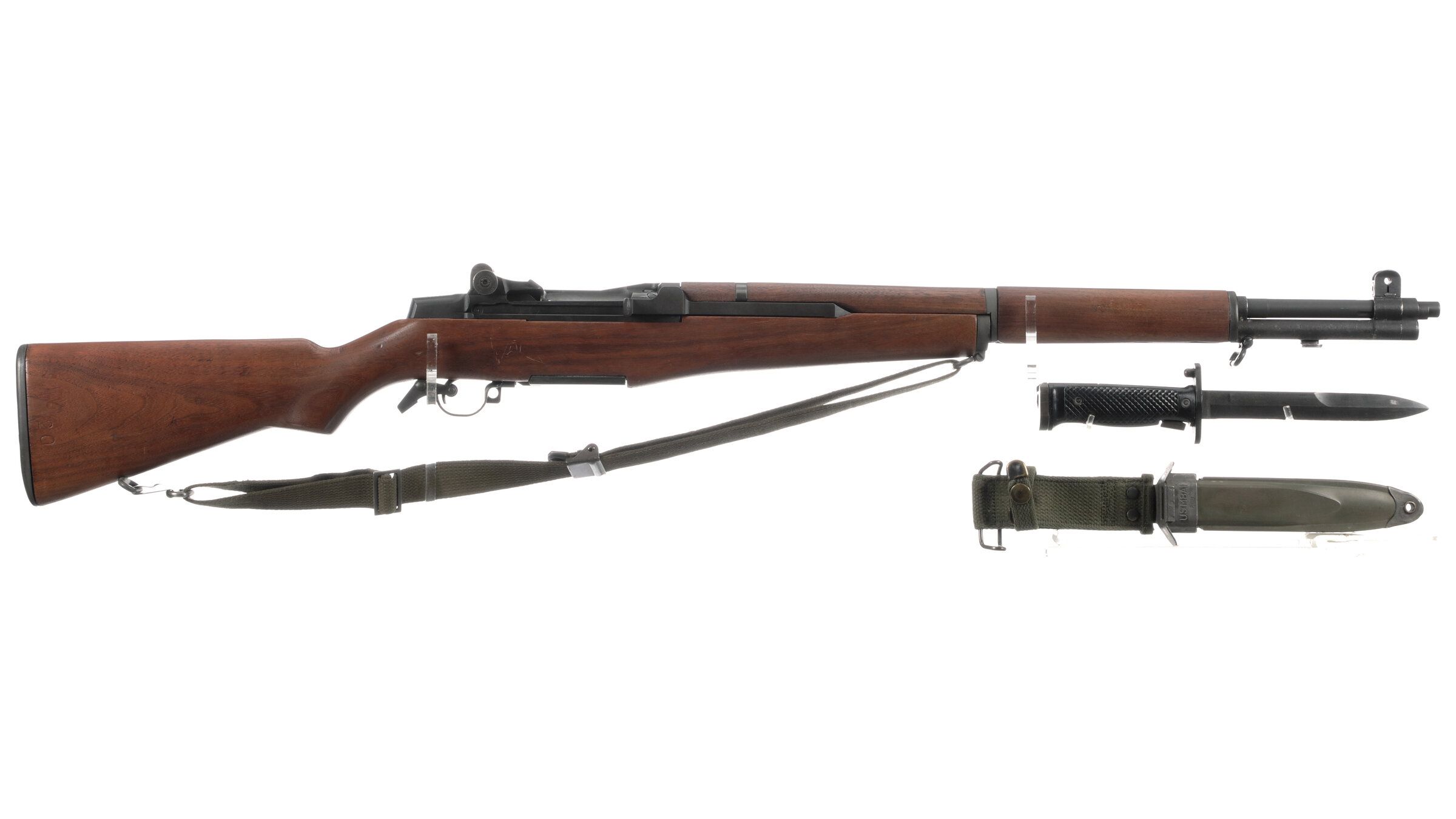 U.S. International Harvester M1 Garand Rifle with Bayonet | Rock Island ...