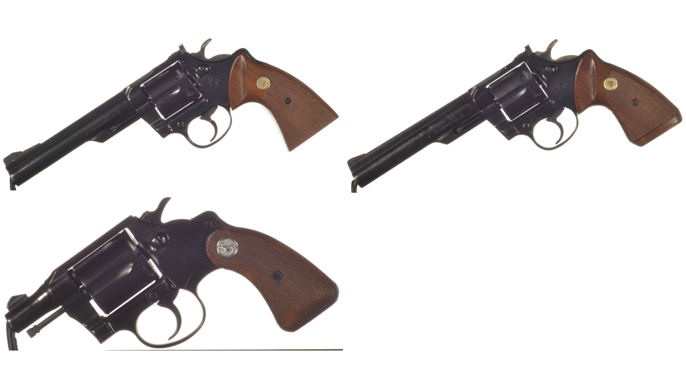 Three Colt Double Action Revolvers | Rock Island Auction