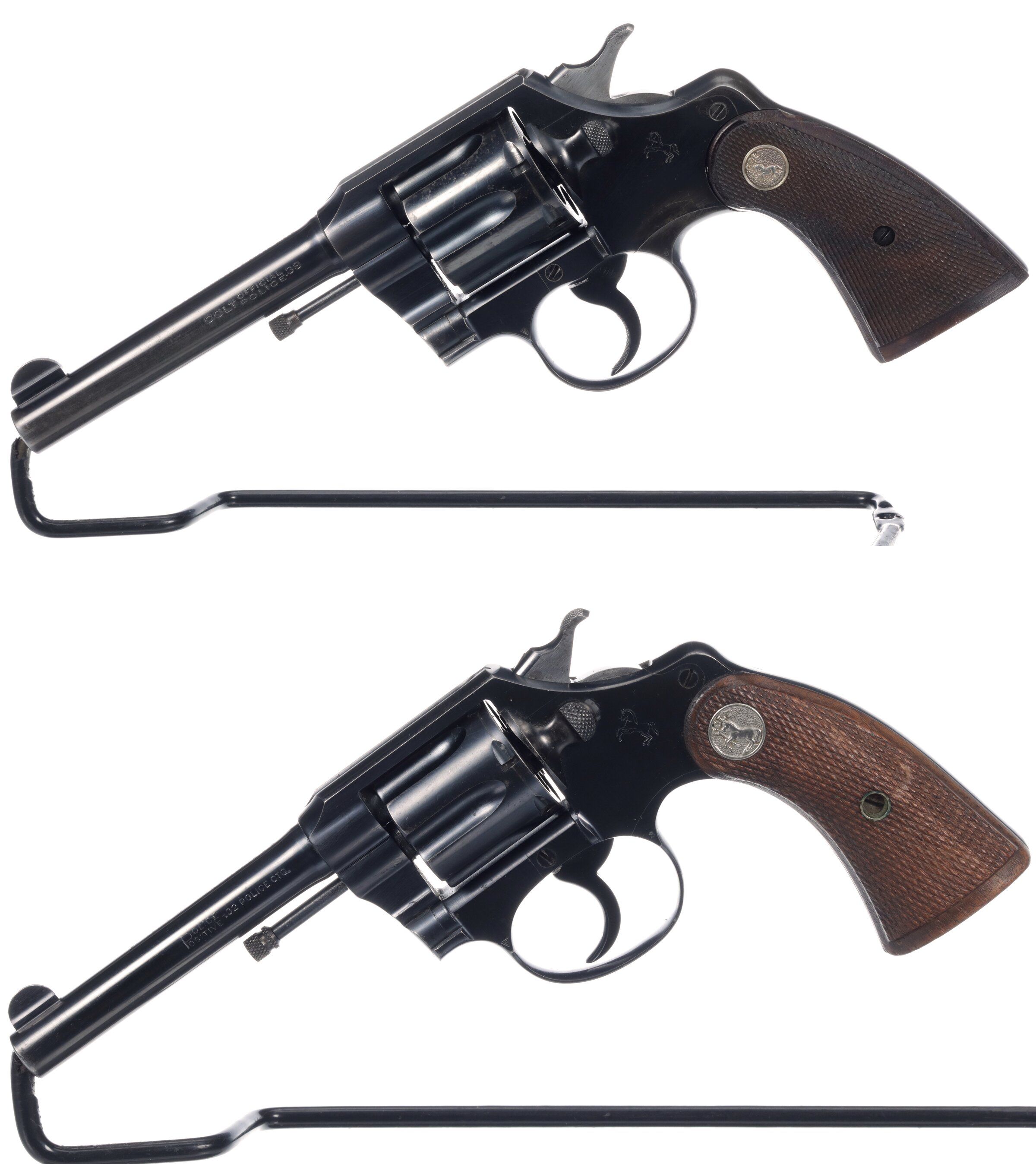 Two Colt Double Action Revolvers | Rock Island Auction