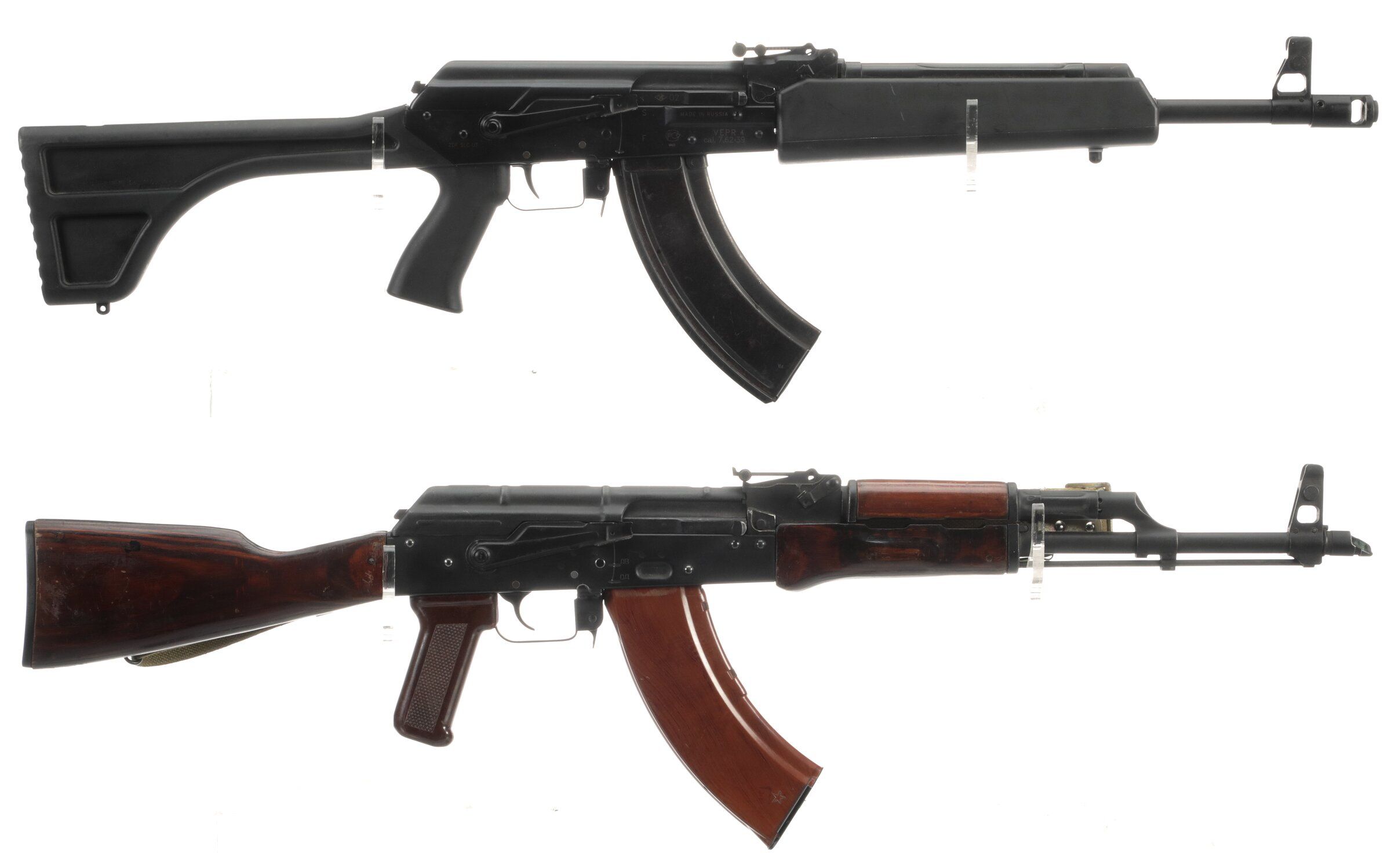 Two AK Pattern Semi-Automatic Rifles | Rock Island Auction