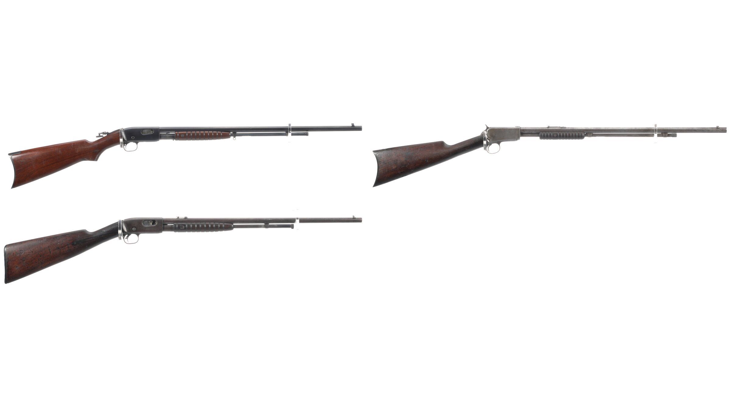 Three Slide Action Rifles | Rock Island Auction