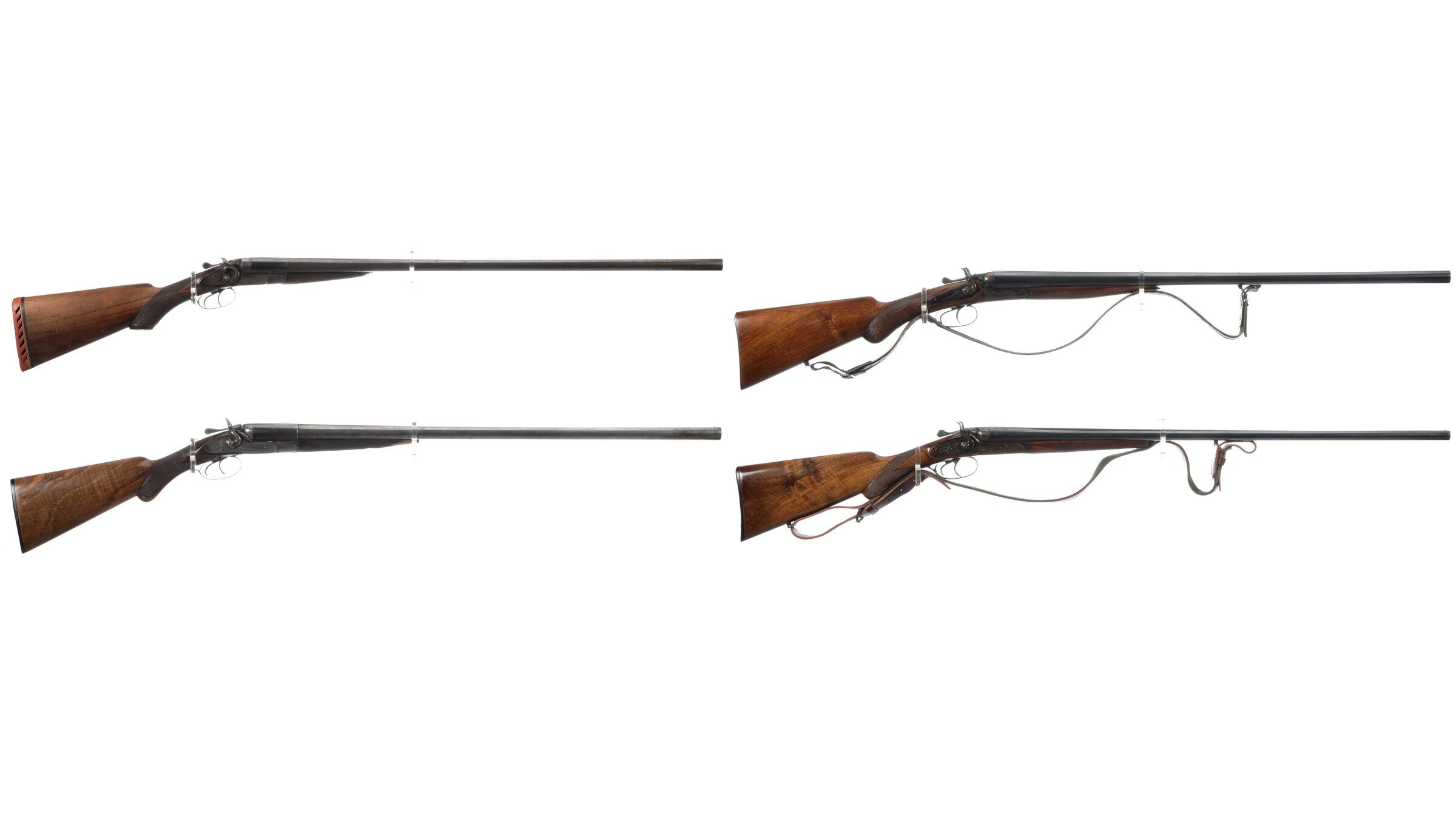 Four European Double Barrel Hammer Shotguns | Rock Island Auction