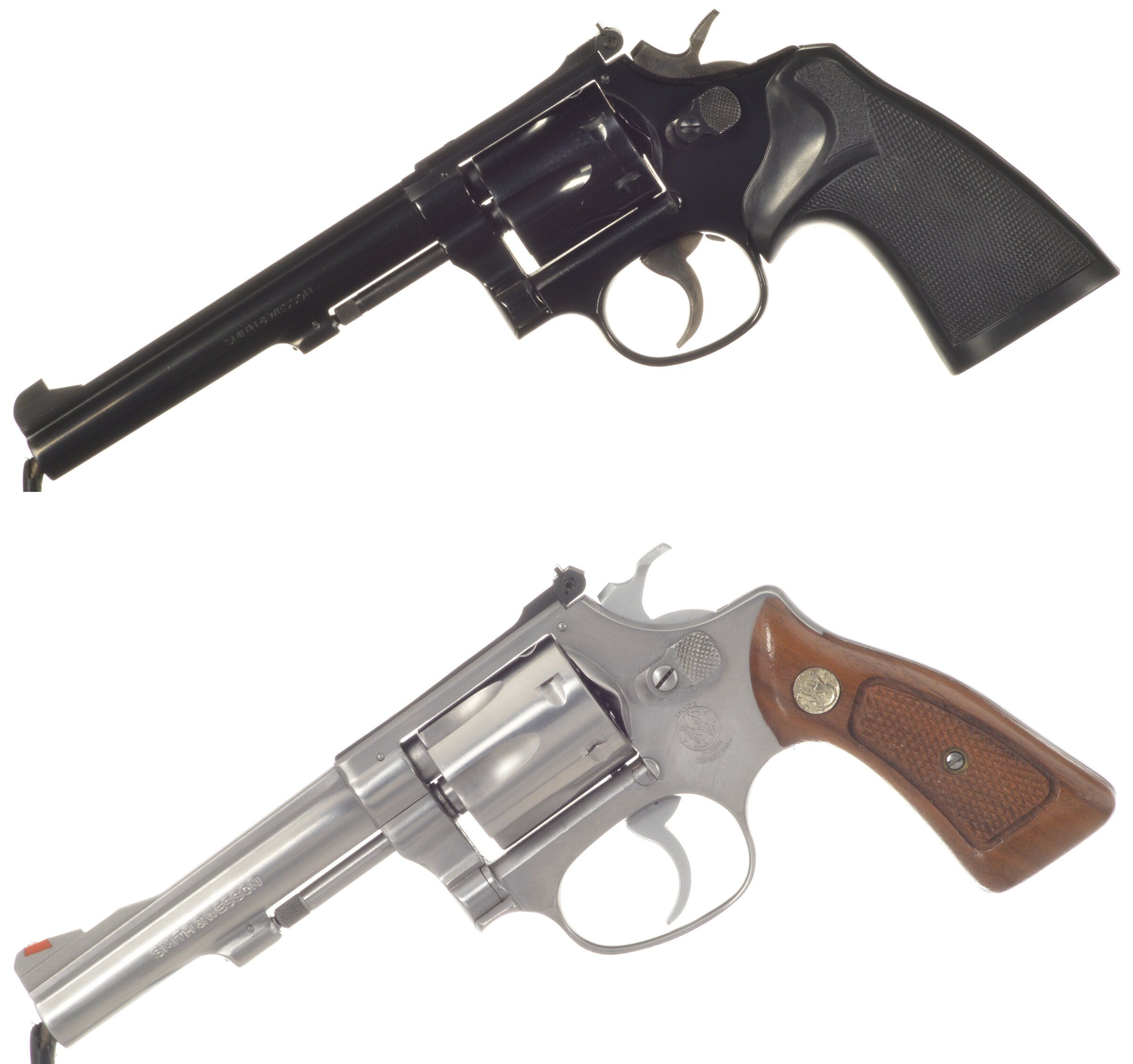 Two Smith & Wesson .22 Long Rifle Double Action Revolvers | Rock Island ...