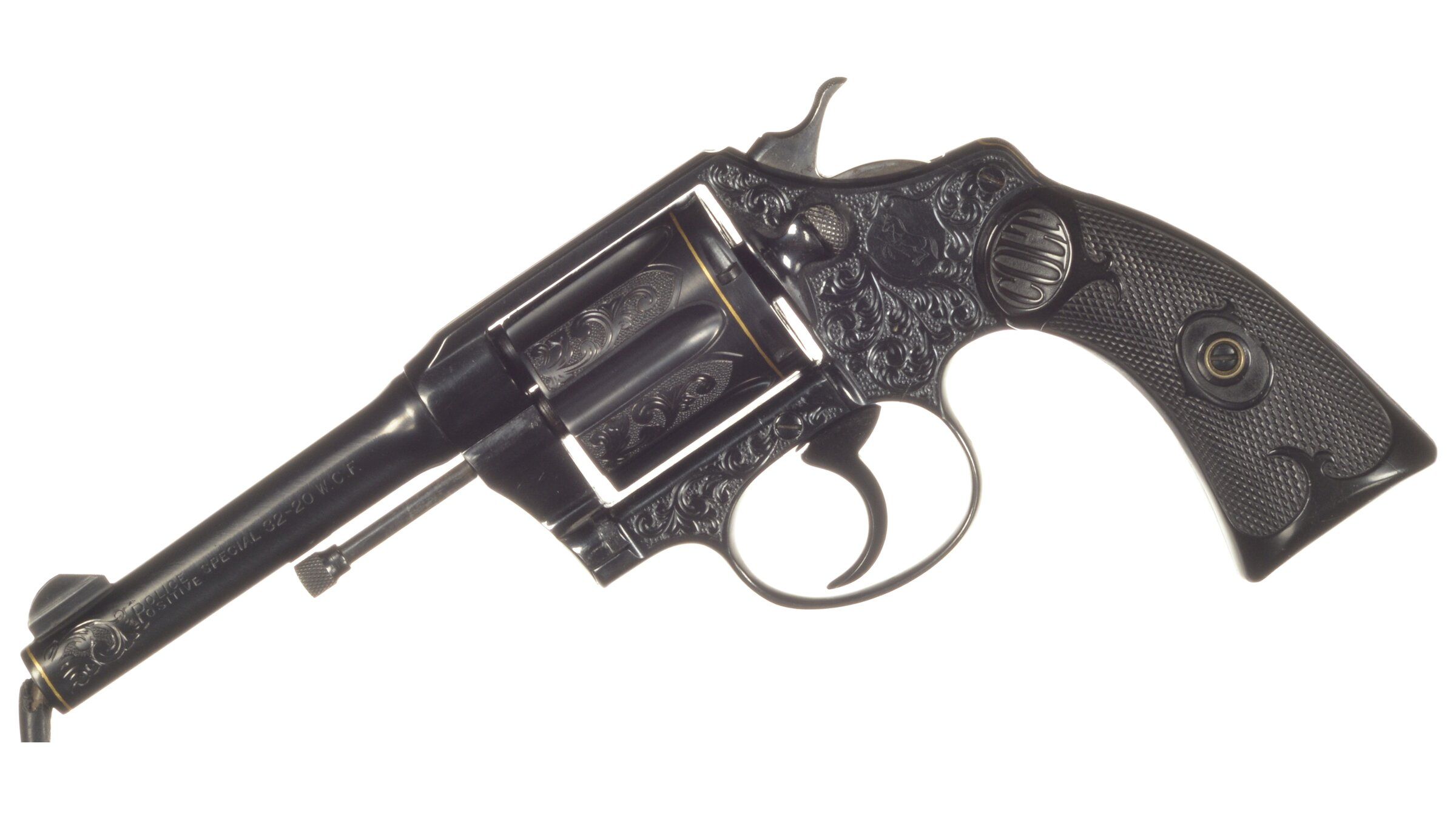 Engraved Colt Police Positive Special Double Action Revolver | Rock ...