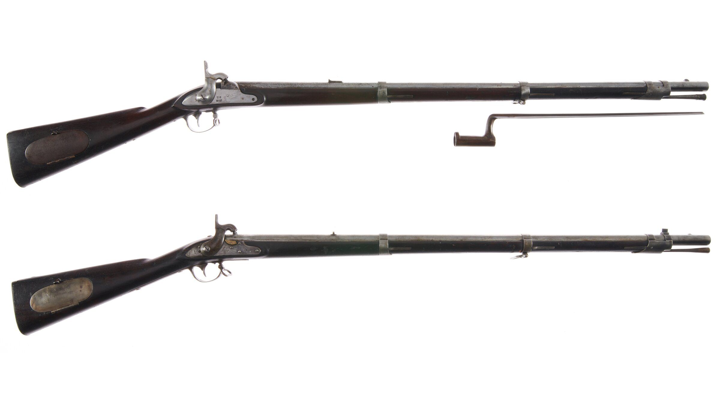 Two Henry Deringer U.S. Contract 1817 Percussion "Common" Rifles | Rock ...