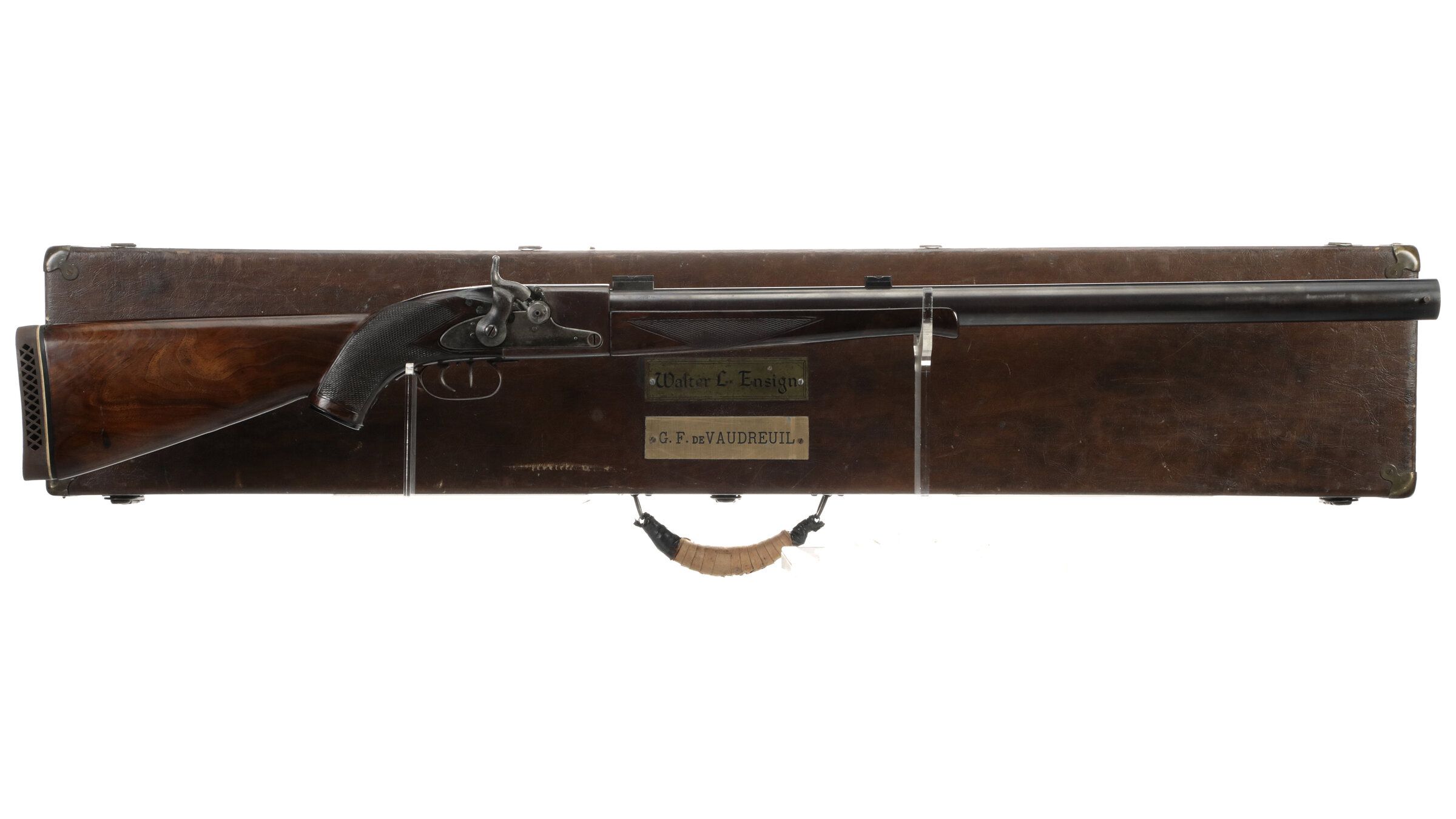 Lester L. Cox Percussion Target Rifle | Rock Island Auction