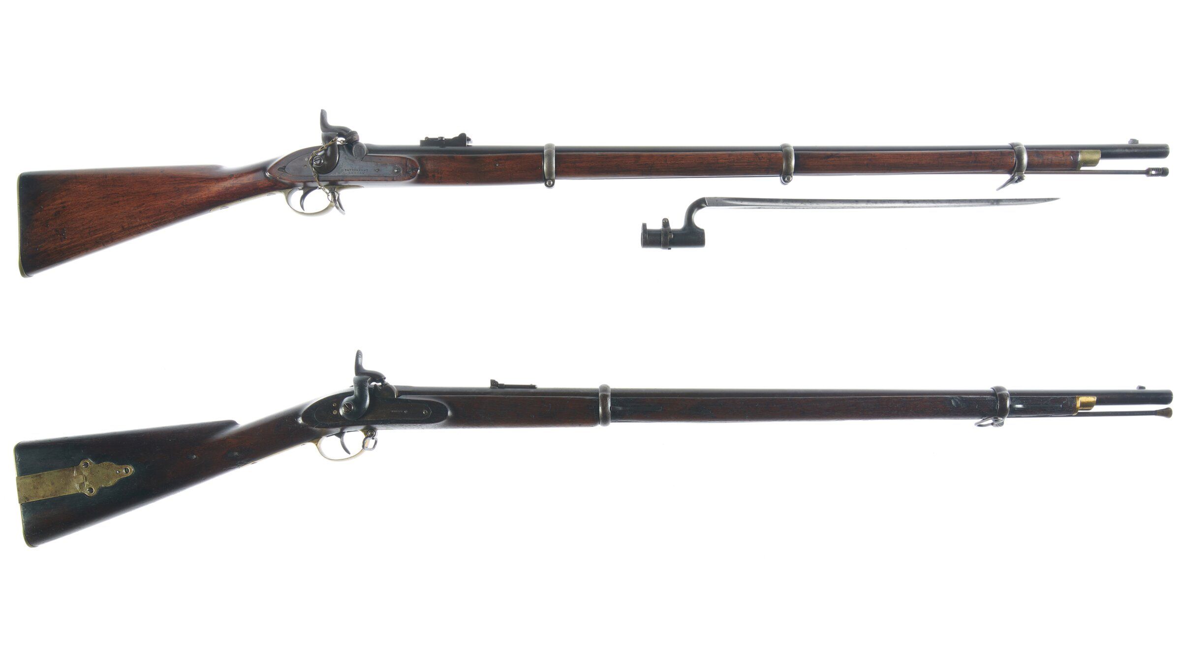 Two Civil War Era Percussion Rifles | Rock Island Auction