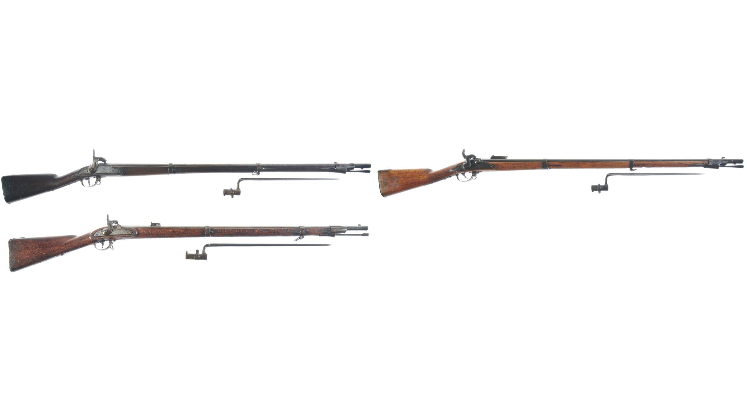 Three European Military Percussion Rifles | Rock Island Auction