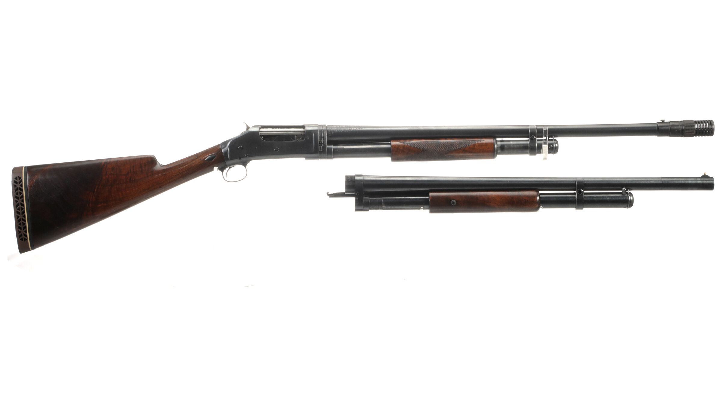 Winchester Model 1897 "Black Diamond" Shotgun with Extra Barrel | Rock ...