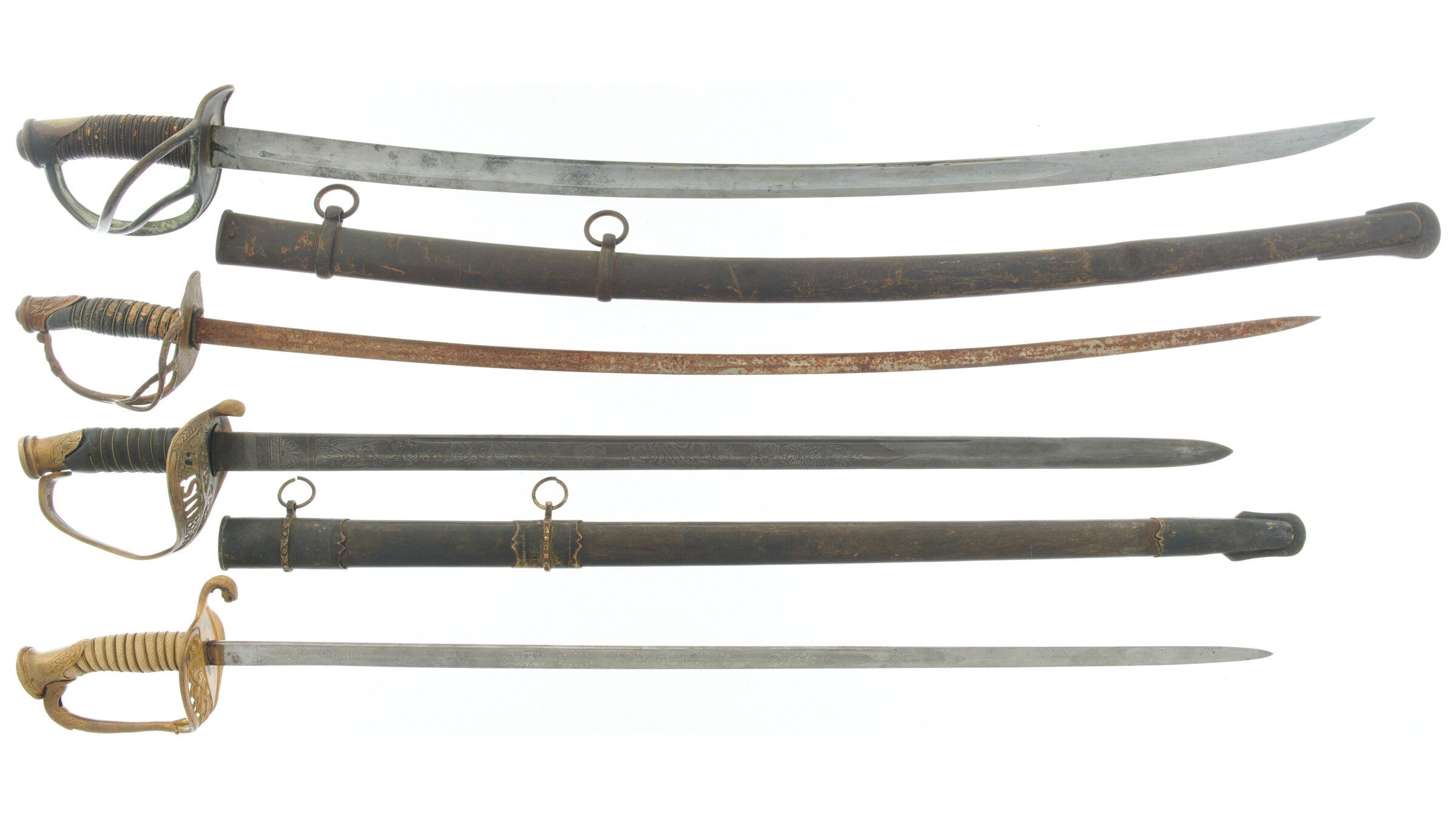 Four U.S. Military Pattern Swords | Rock Island Auction