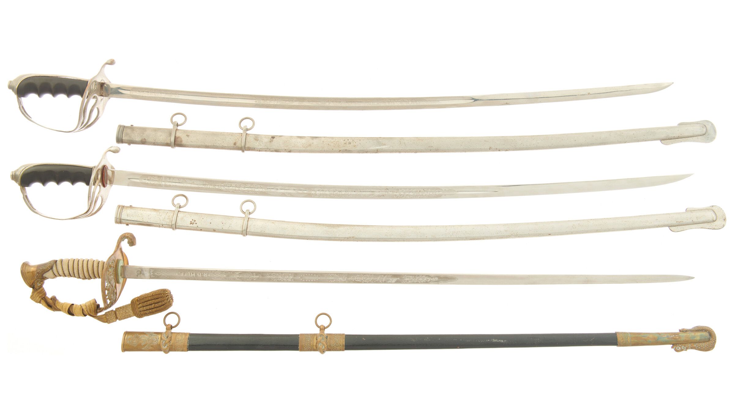 Three U.S. Swords with Scabbards | Rock Island Auction
