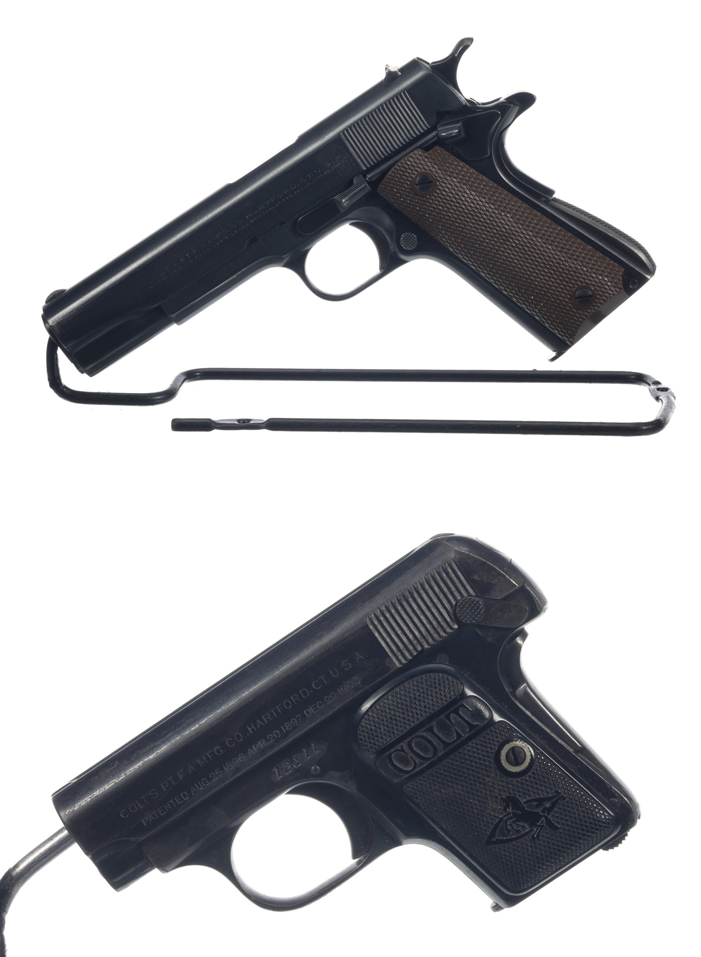 Two Colt Semi-Automatic Pistols | Rock Island Auction