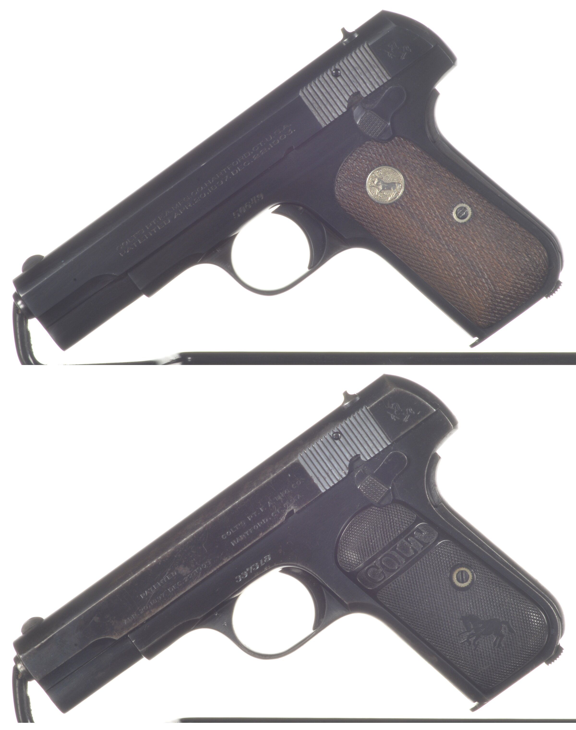 Two Colt Semi-Automatic Pistols | Rock Island Auction