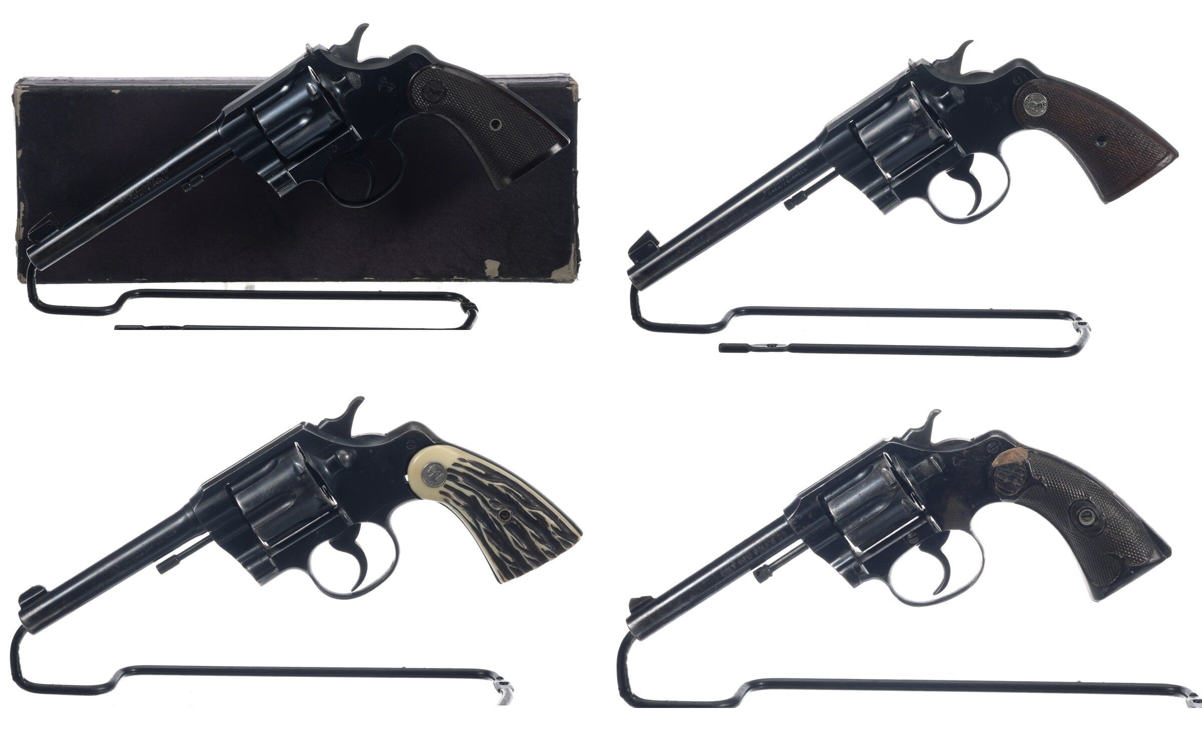 Four Colt Double Action Revolvers | Rock Island Auction