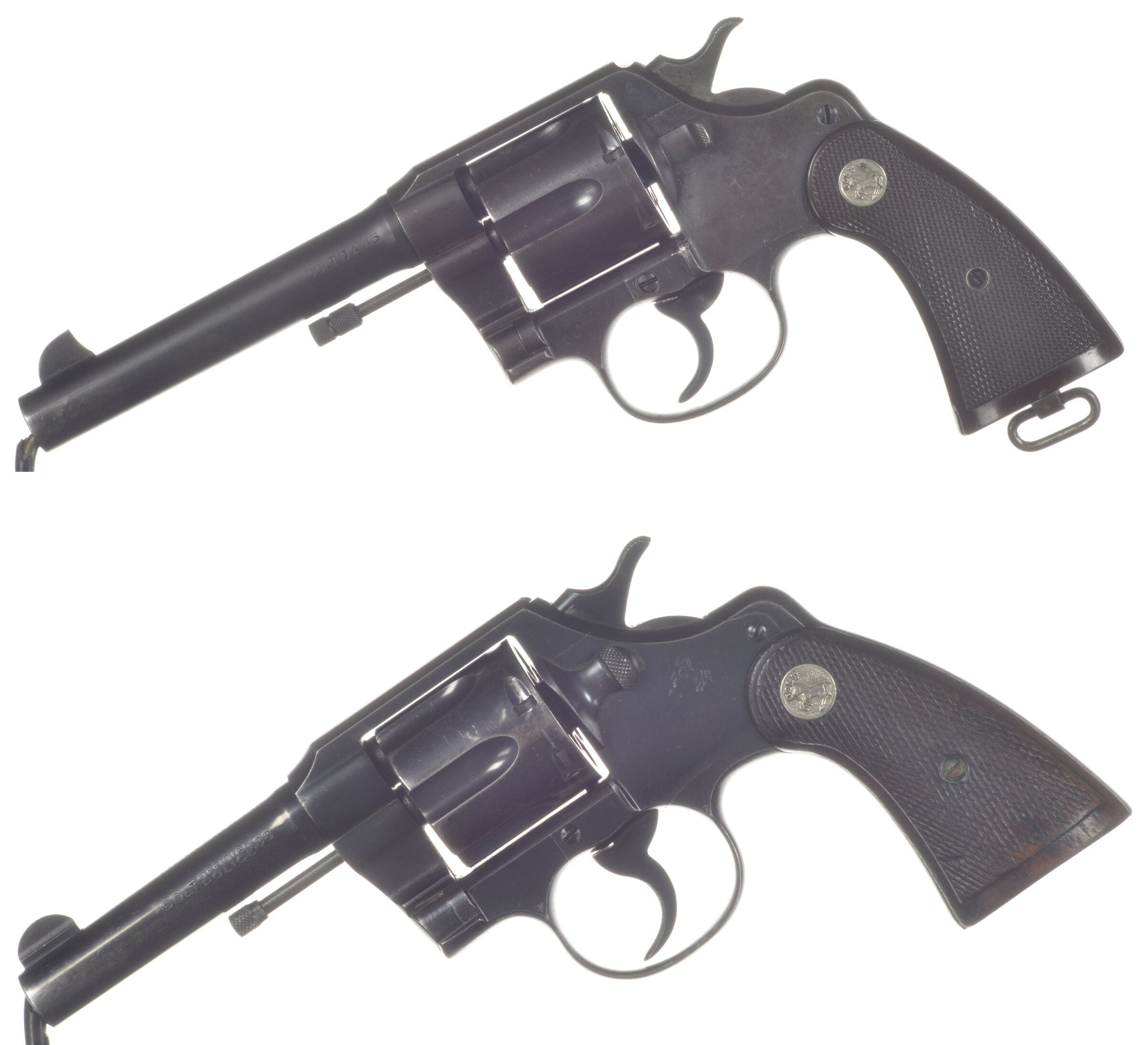 Two Colt Double Action Revolvers | Rock Island Auction