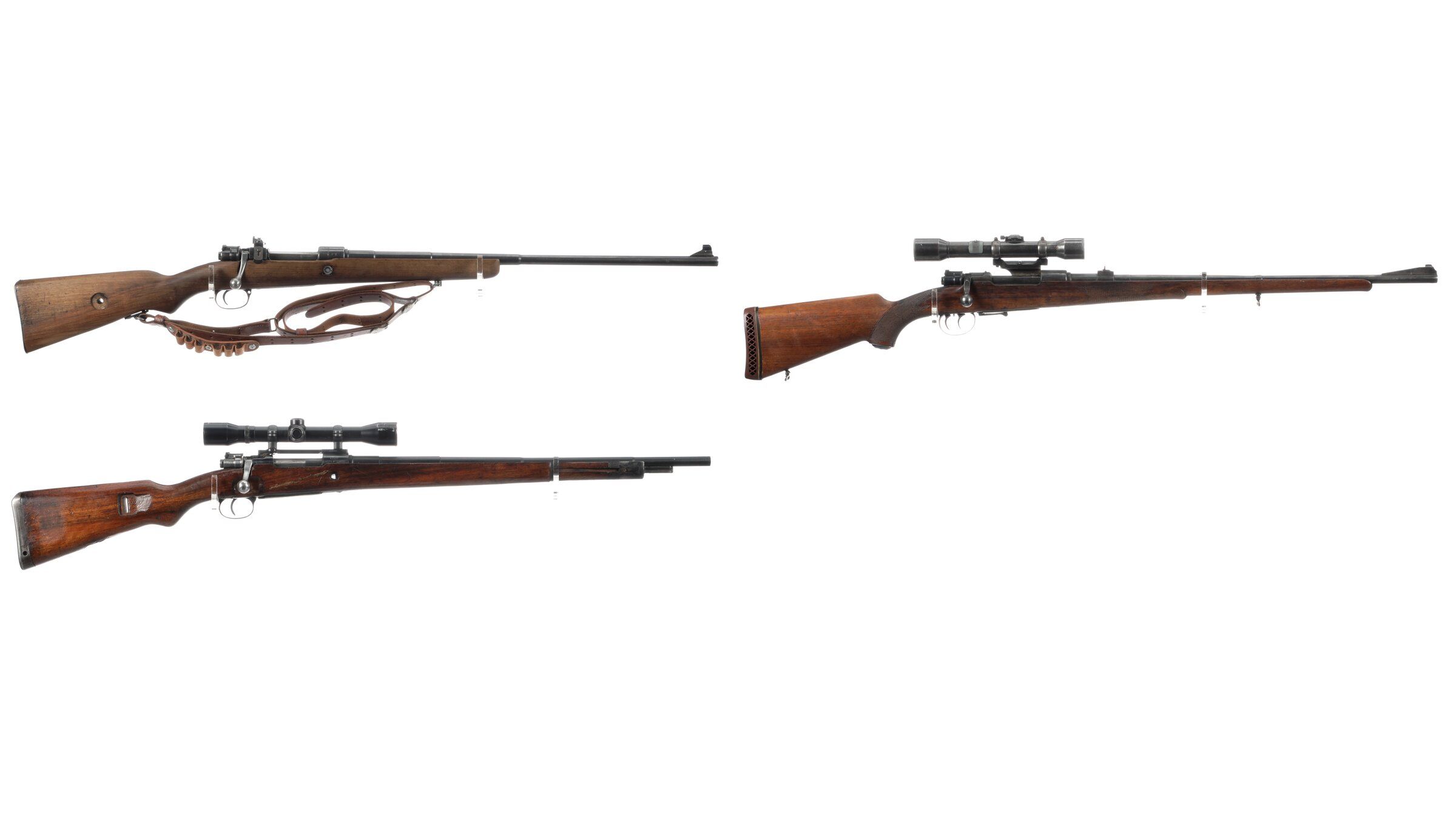 Three European Bolt Action Sporting Rifles | Rock Island Auction