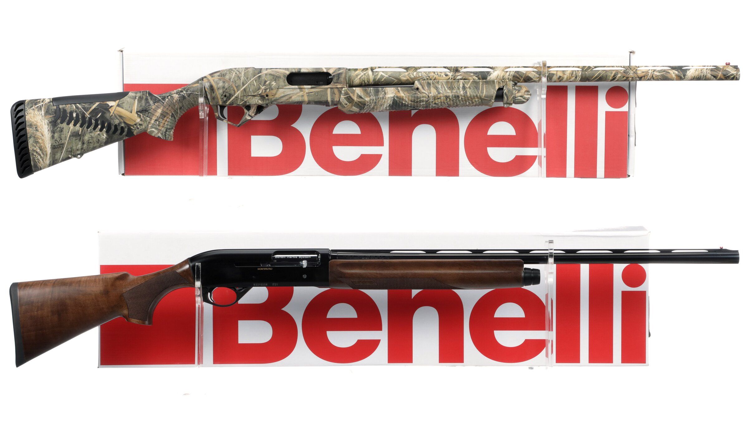 Two Benelli Shotguns with Boxes | Rock Island Auction