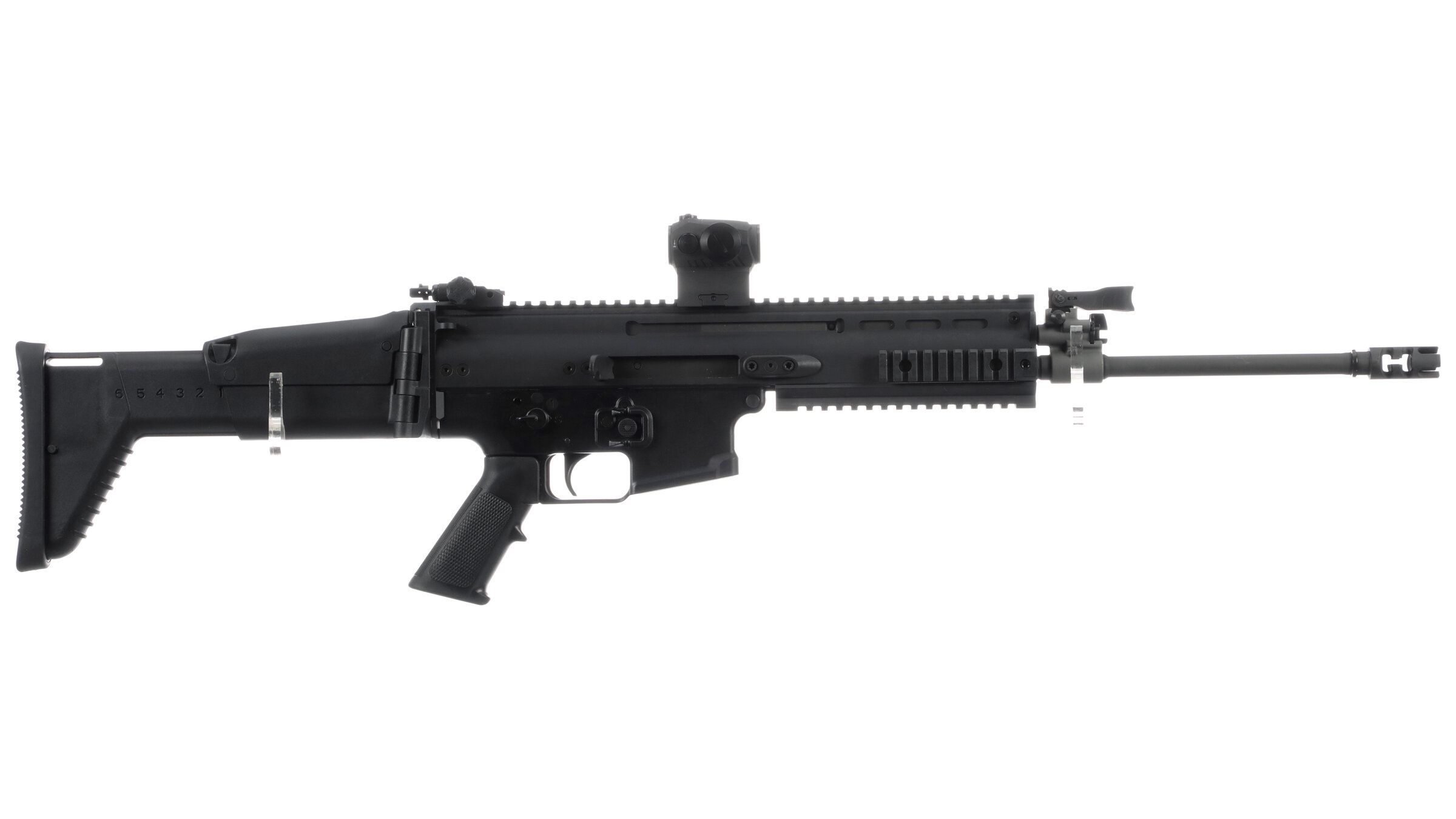 FN Scar 16S Semi-Automatic Rifle with Red Dot Sight | Rock Island Auction