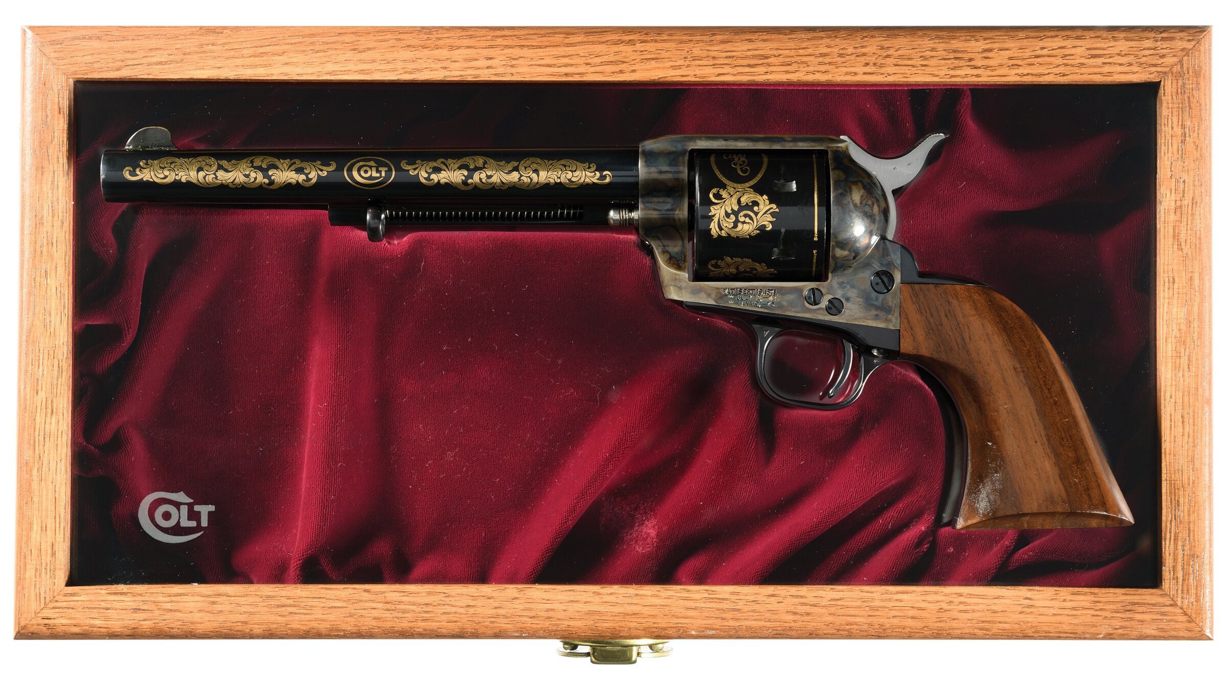 Cased Sam Colt Commemorative Colt Single Action Army Revolver | Rock ...