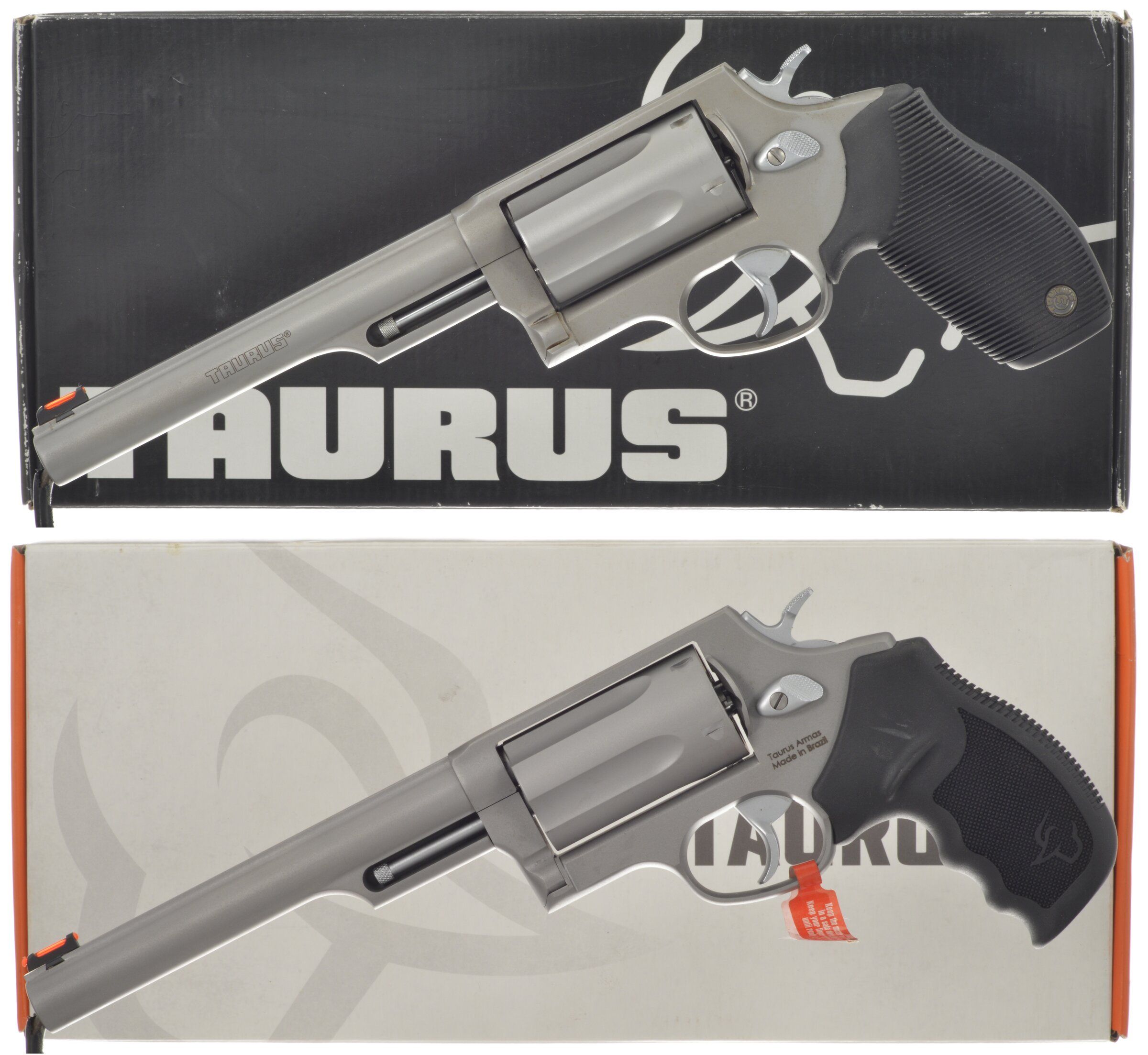 Two Taurus "The Judge" Double Action Revolvers with Boxes | Rock Island ...